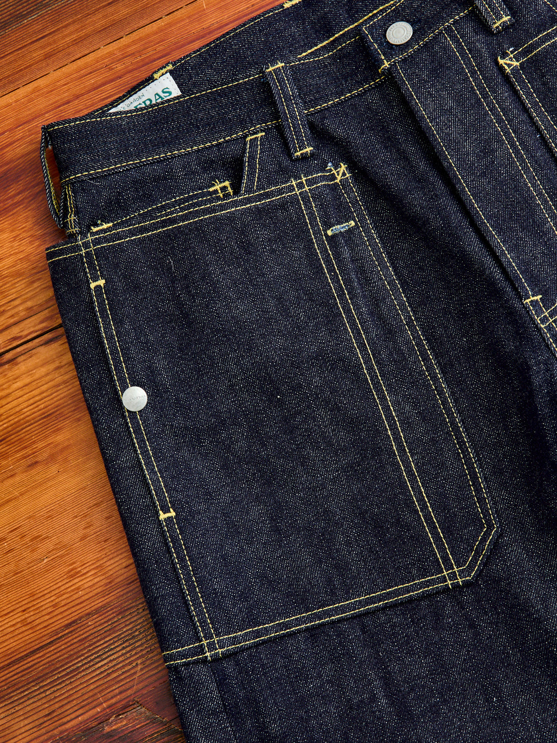 14oz Selvedge Denim Fall Leaf R Pants in Indigo – Blue Owl Workshop