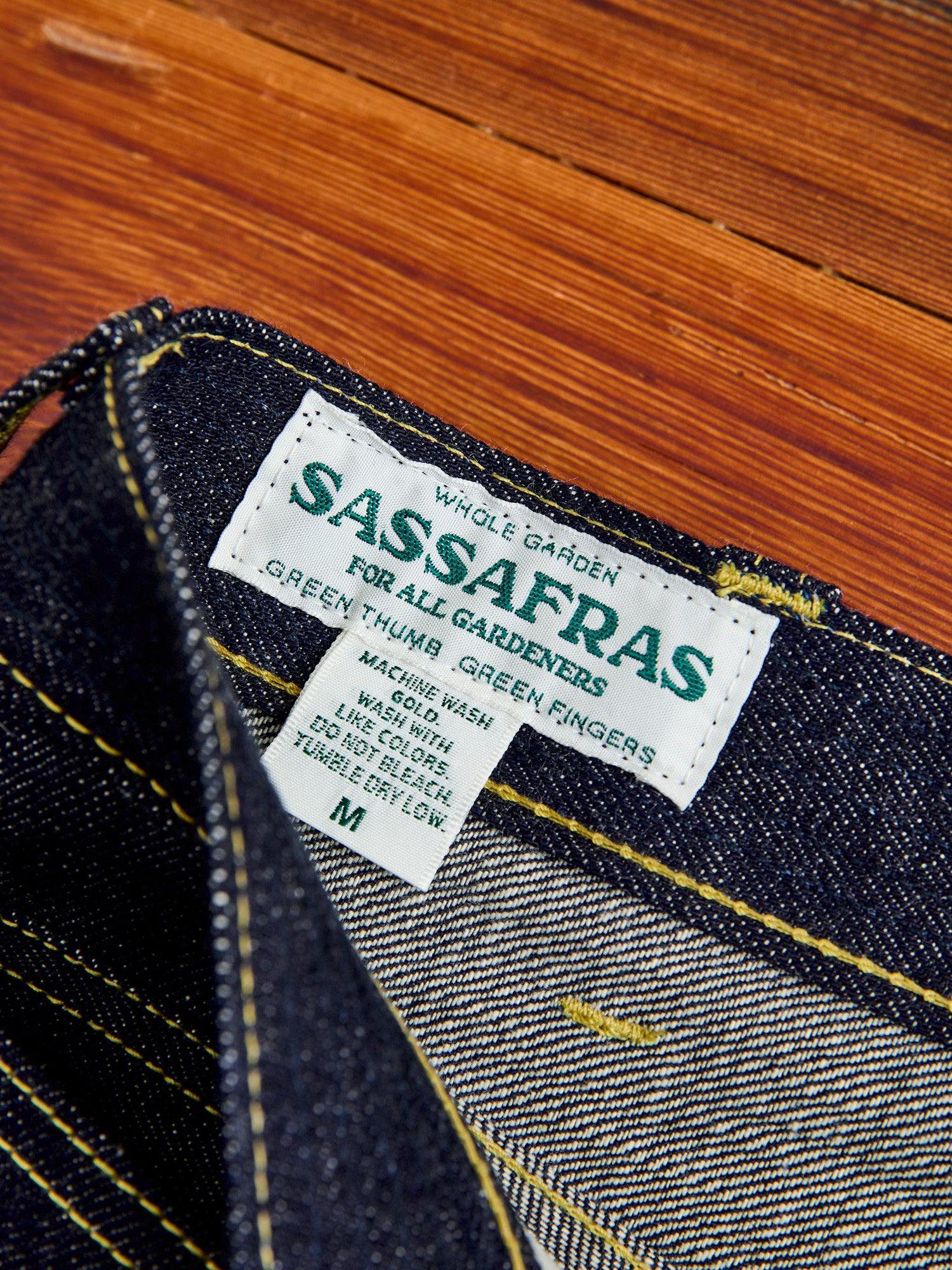 14oz Selvedge Denim Fall Leaf R Pants in Indigo – Blue Owl Workshop
