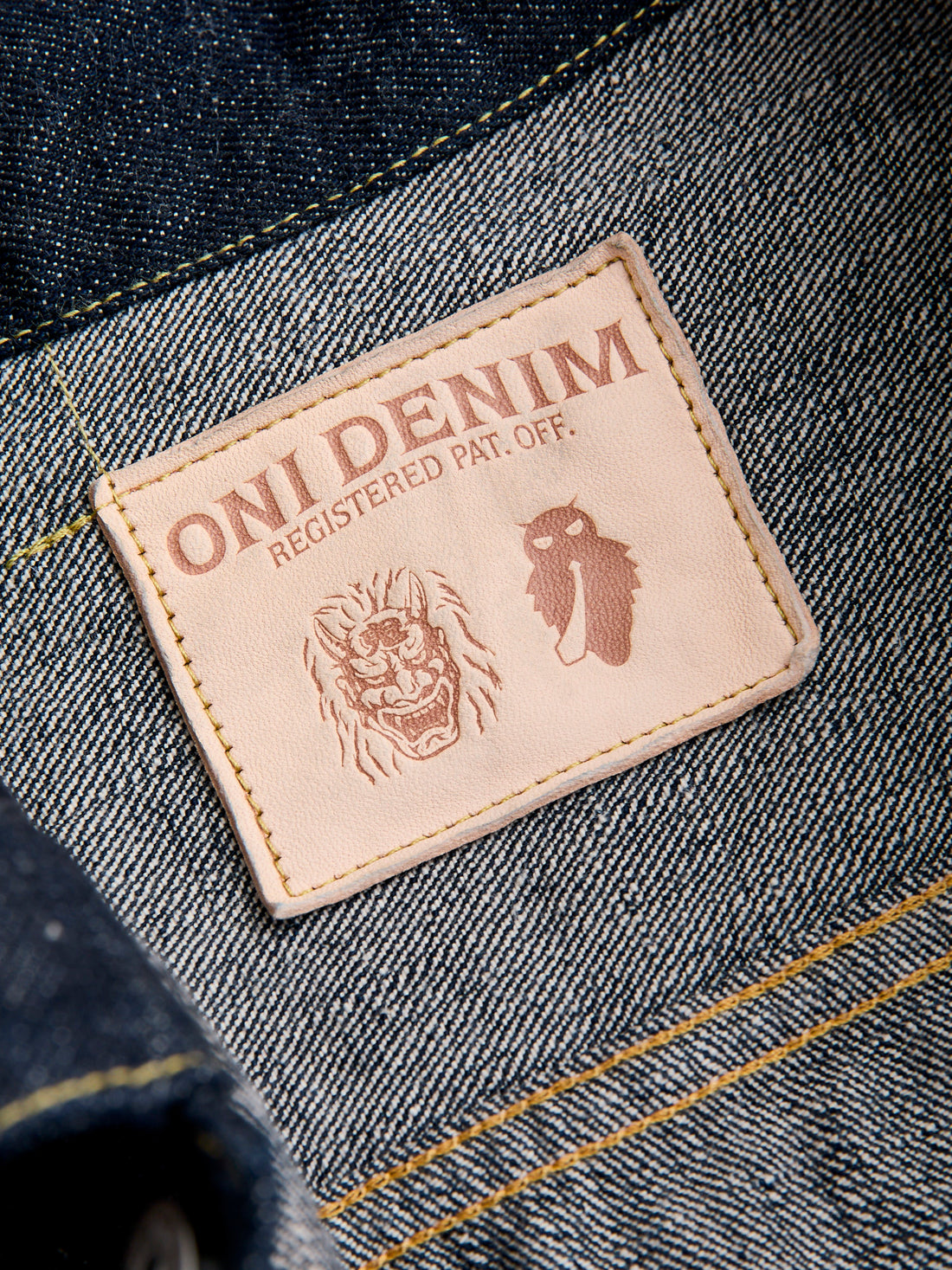 02516P "Sleeping Demon" Natural Indigo 15.5oz Selvedge Denim Jacket – Blue Owl Workshop