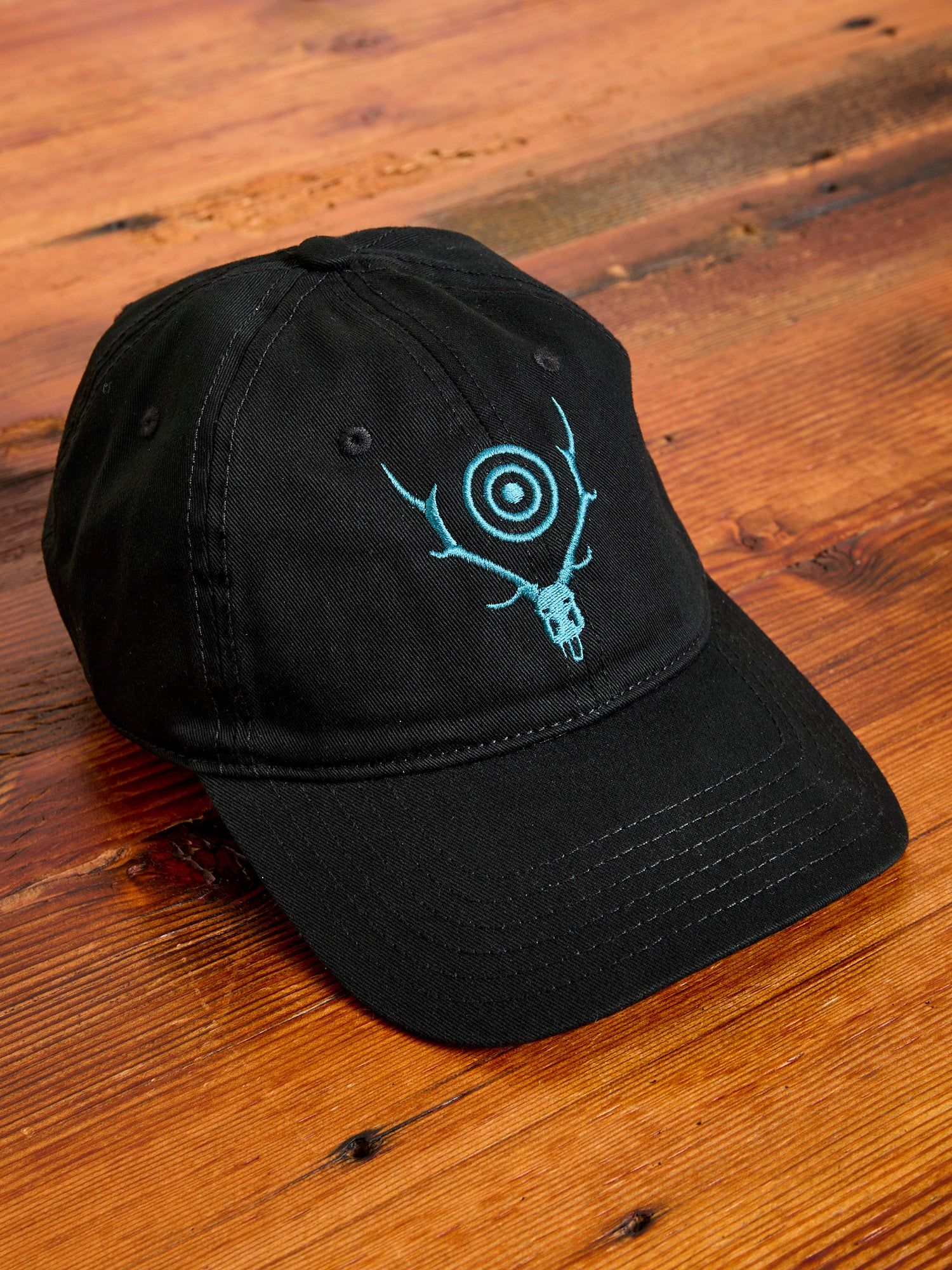 Strap Back Dad Cap in Black – Blue Owl Workshop