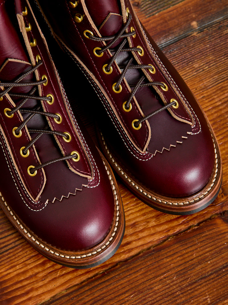 Donkey Puncher Boot in Horween Chromexcel Burgundy – Blue Owl Workshop