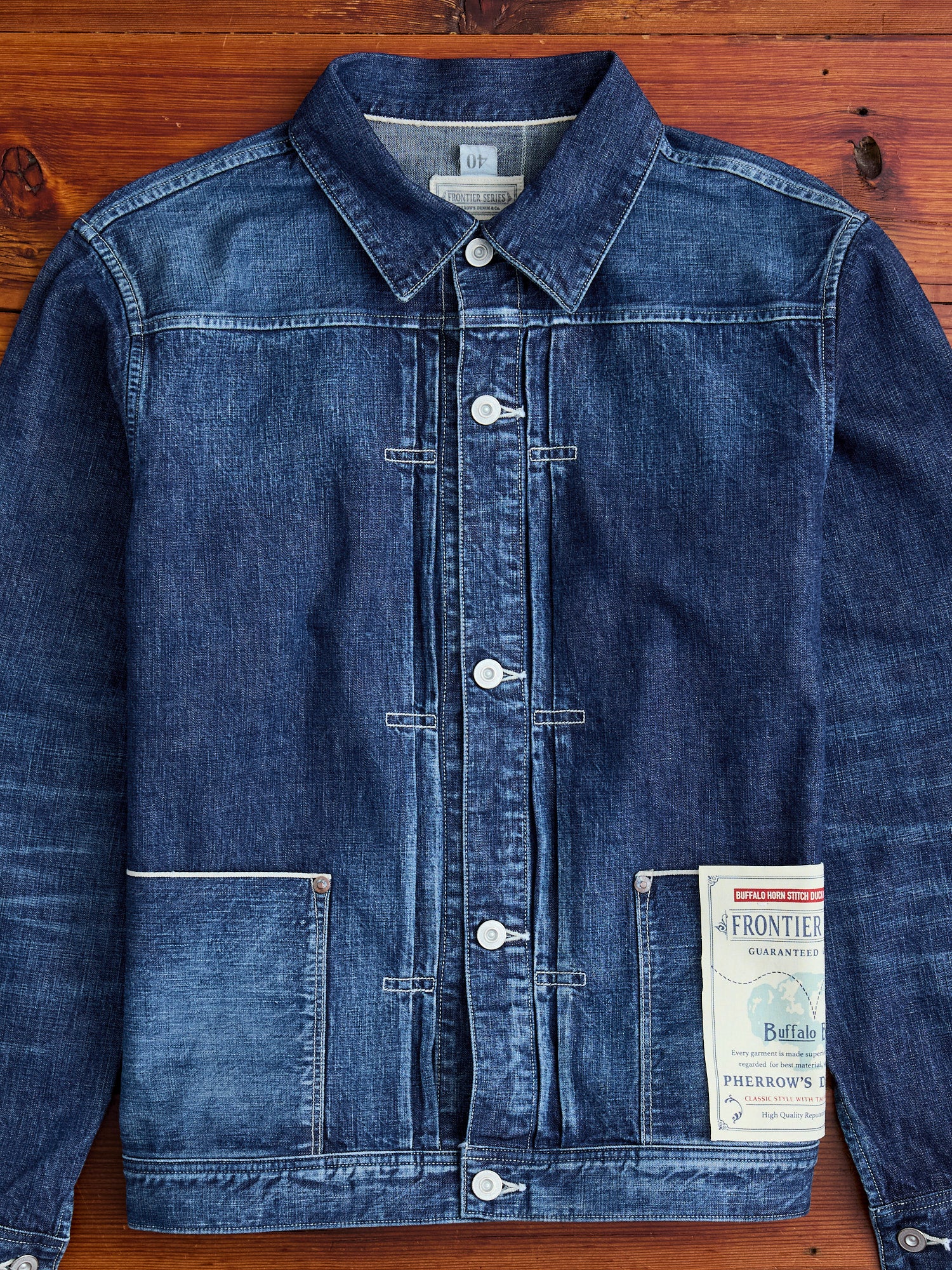 10.5oz Selvedge Denim Miner's Jacket in Washed Indigo – Blue Owl Workshop