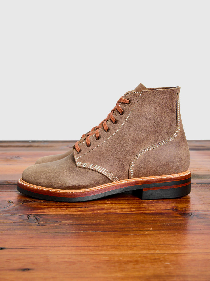 M-43 Service Shoe Boot in Horween Chromexcel Natural Roughout – Blue ...