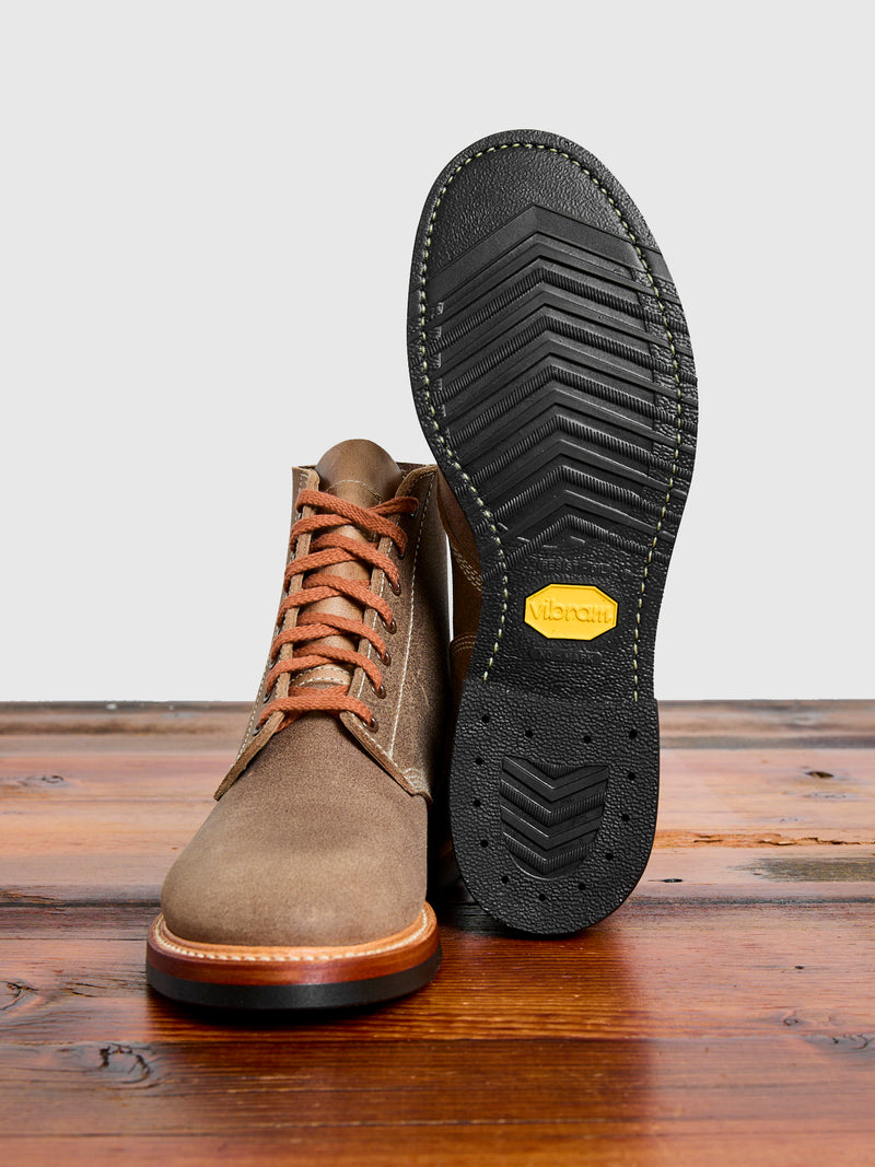 M-43 Service Shoe Boot in Horween Chromexcel Natural Roughout – Blue ...