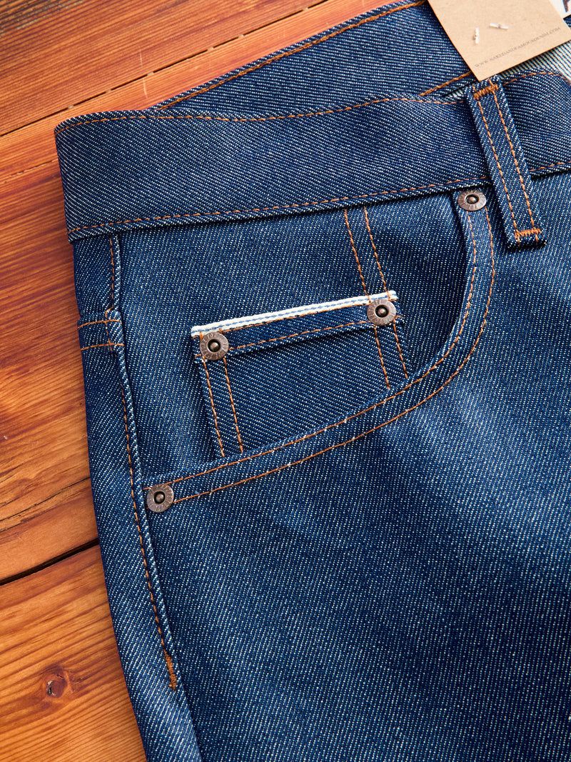 "Natural Indigo Selvedge" 12.5oz Selvedge Denim - Strong Guy Fit – Blue ...