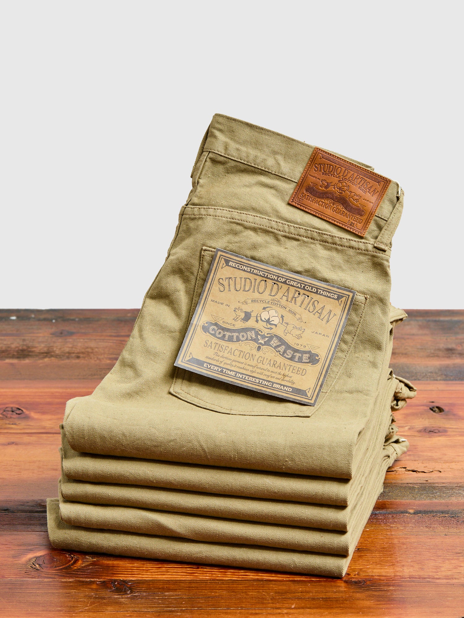 D1888S "Fallen Cotton" 13oz Selvedge Denim - Regular Tapered Fit – Blue ...