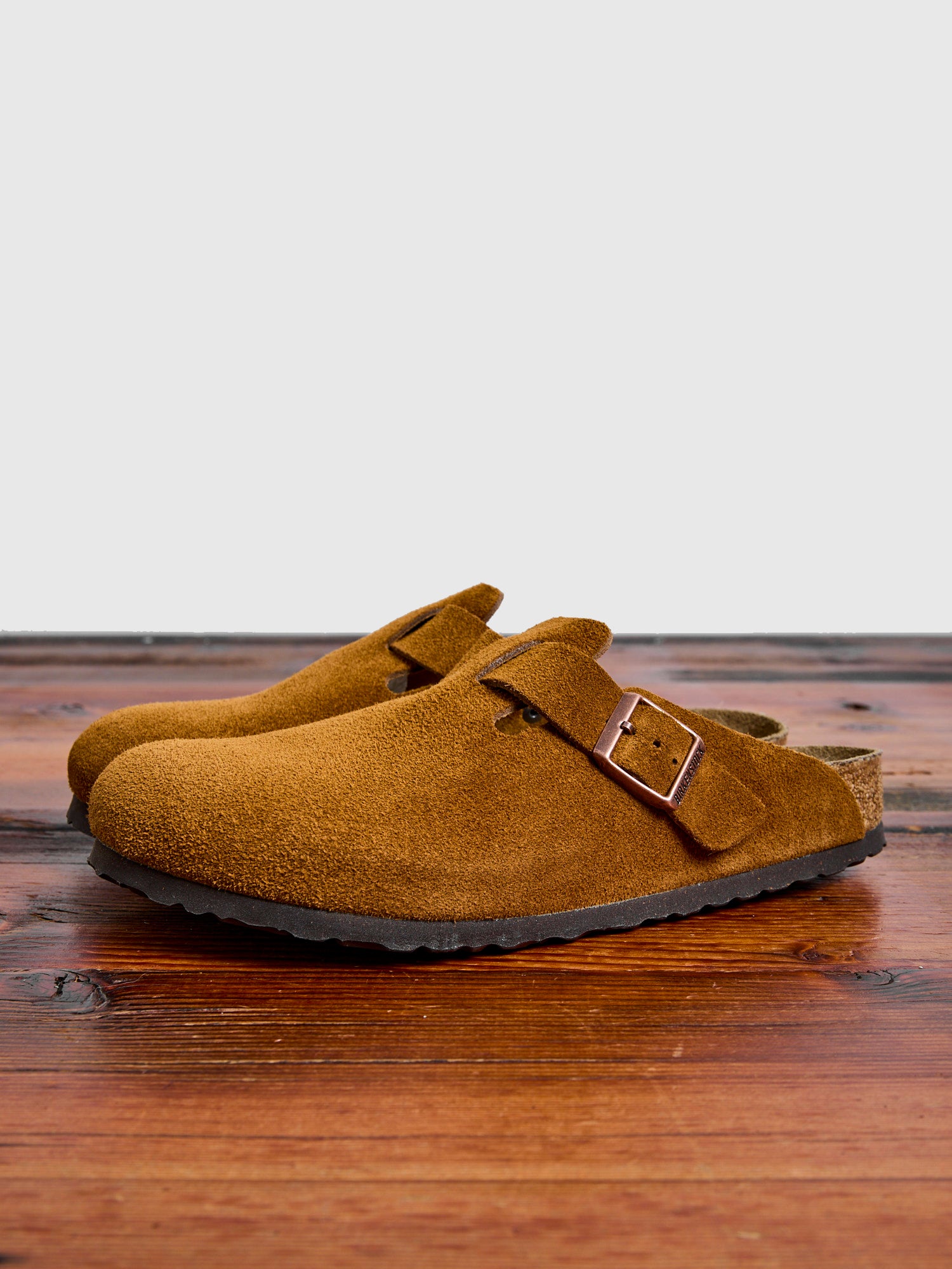 Boston Clog in Suede Mink – Blue Owl Workshop