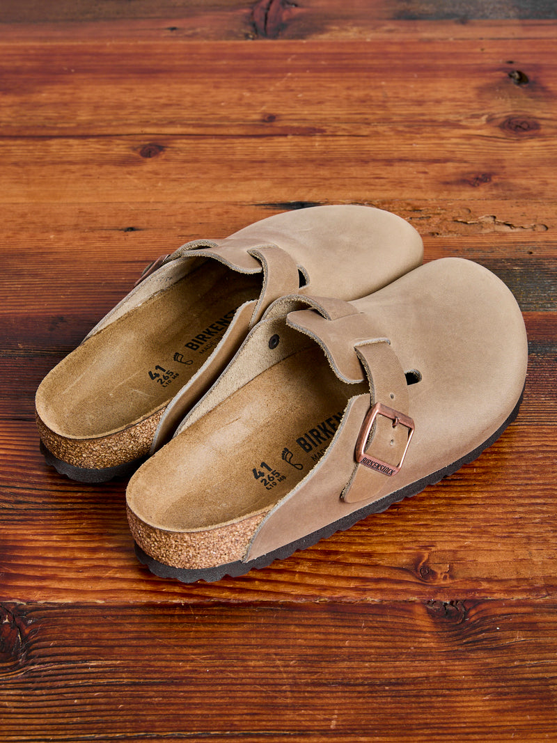 Boston Clog in Tobacco Oil Leather – Blue Owl Workshop