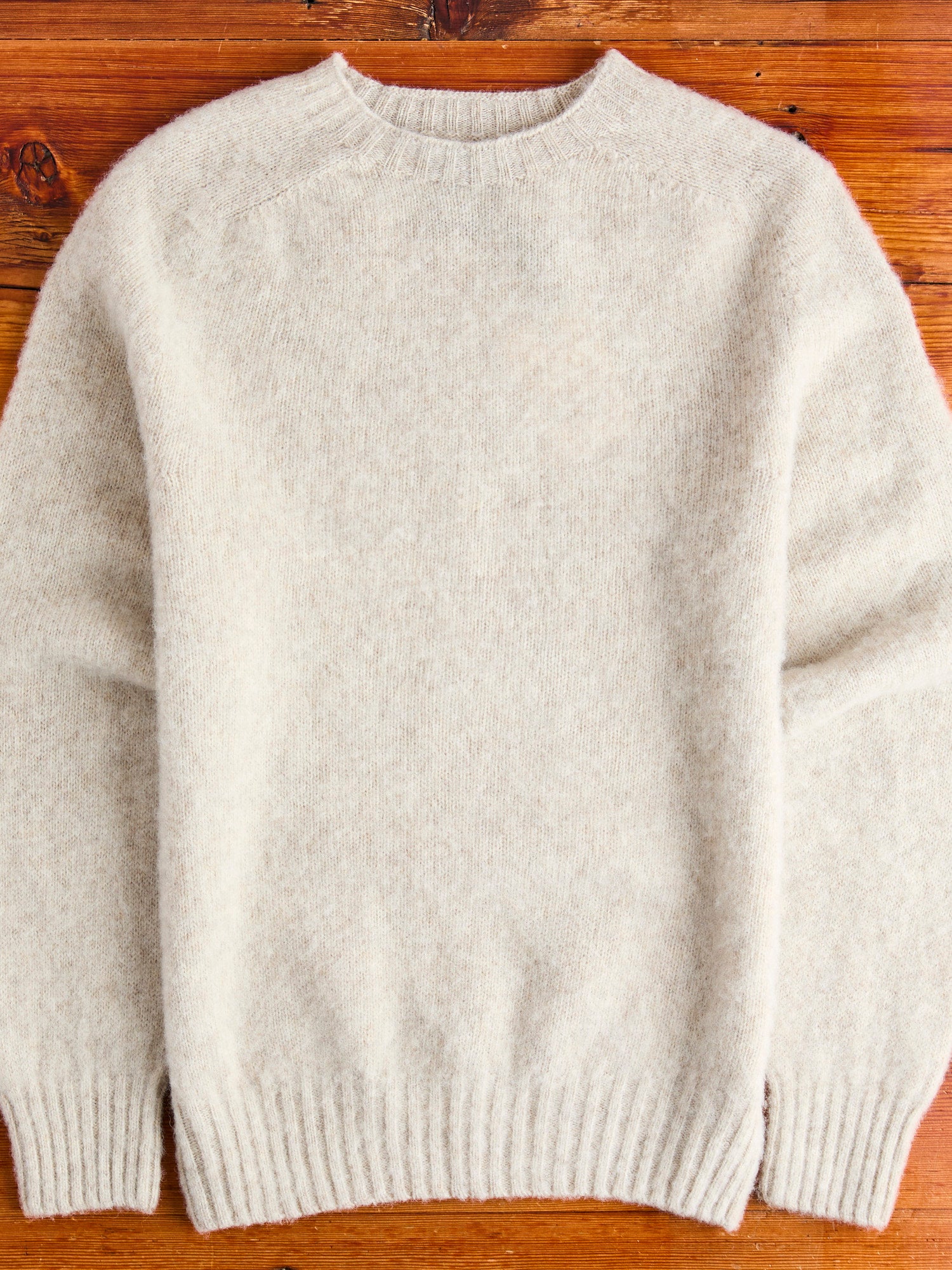 "Birth of the Cool" Wool Sweater in Cosmic Latte – Blue Owl Workshop