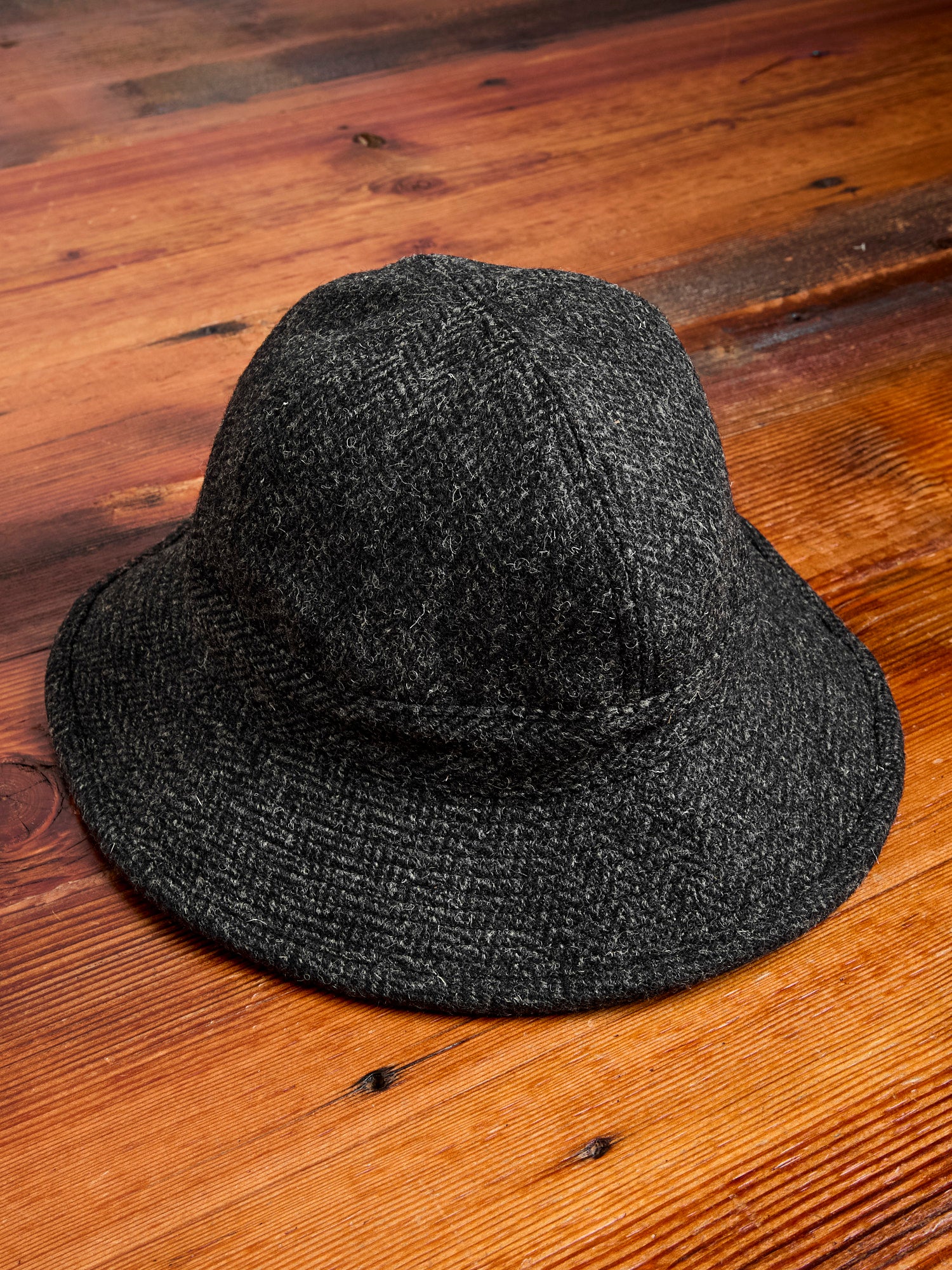 Harris Tweed Bucket Hat in Black – Blue Owl Workshop