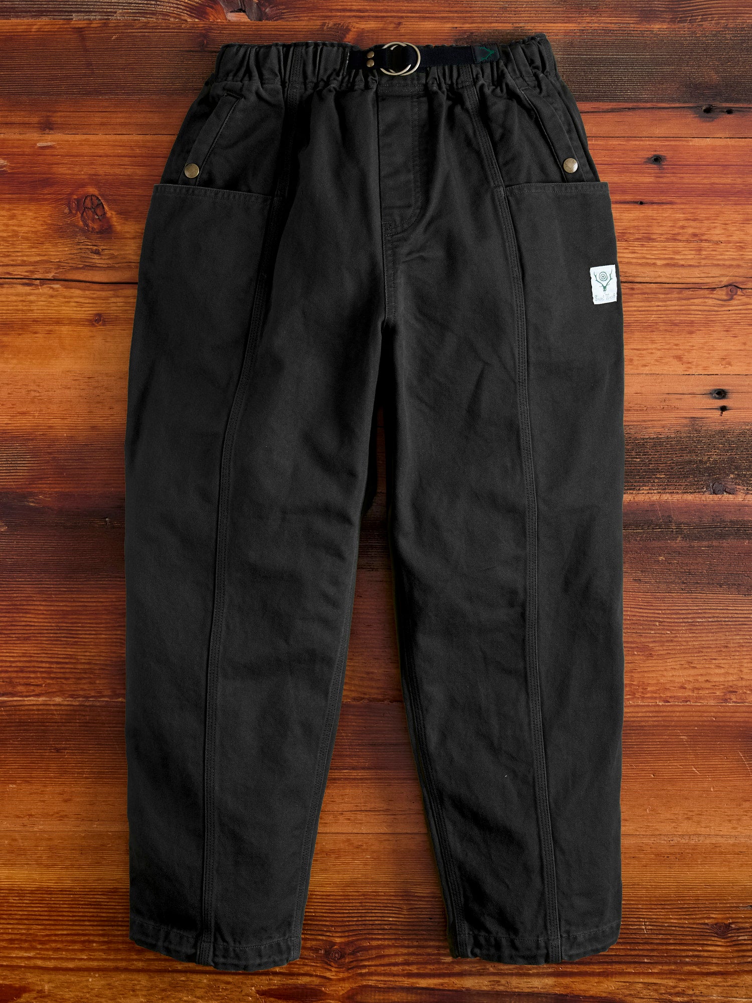 11.5oz Cotton Canvas Belted C.S Pant in Black – Blue Owl Workshop