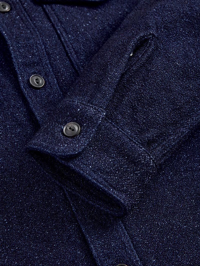 Amundsen Indigo Flannel Shirt in Indigo – Blue Owl Workshop