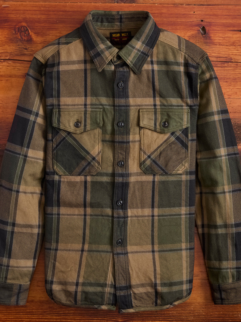 Extra Heavy Flannel Shirt in Olive – Blue Owl Workshop