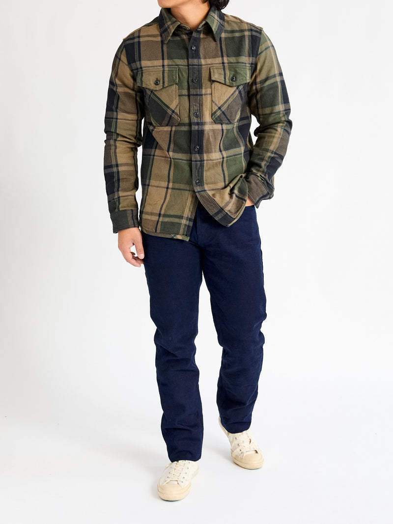 Extra Heavy Flannel Shirt in Olive – Blue Owl Workshop