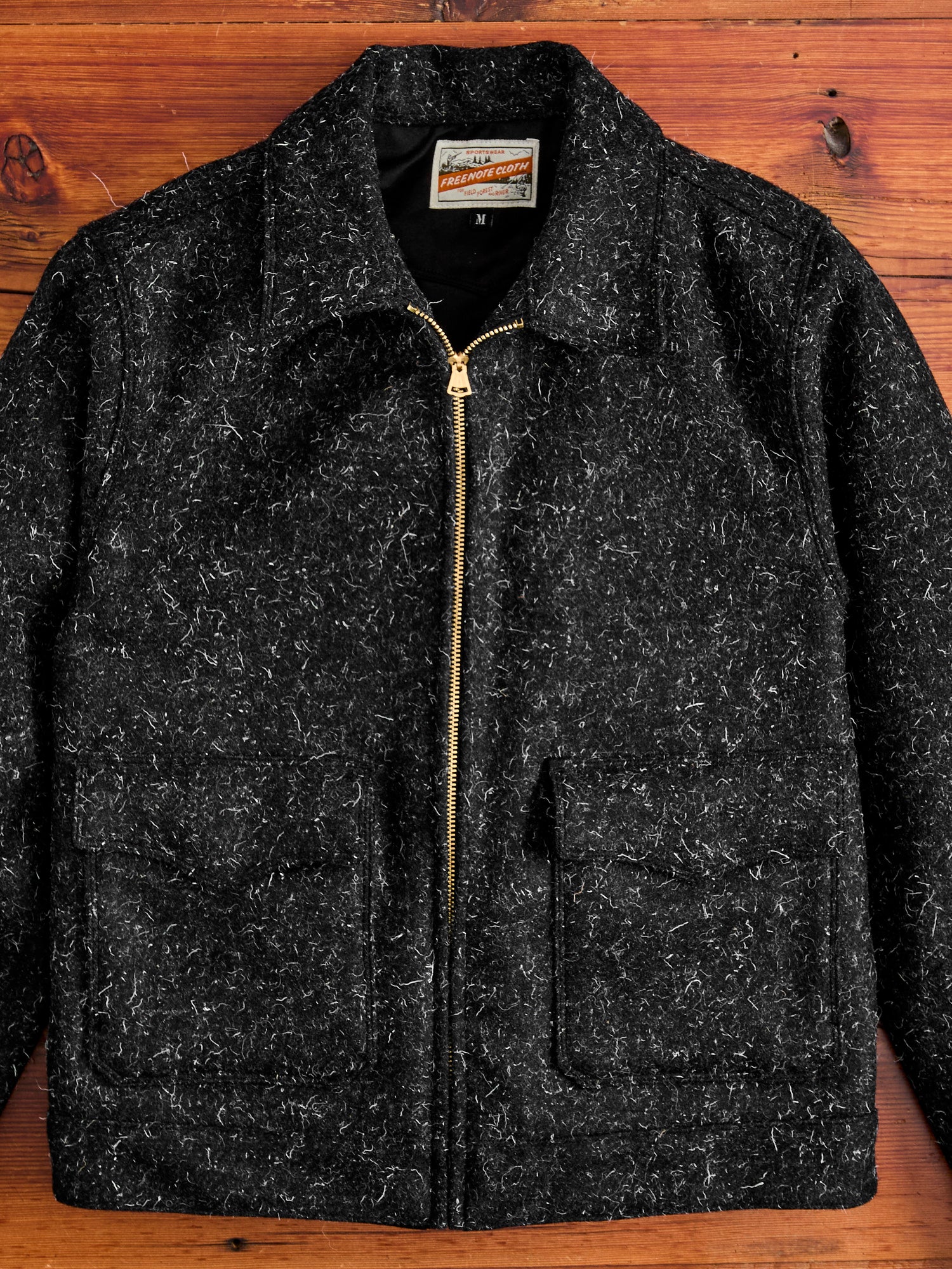 Alcorn Jacket in Black Wool – Blue Owl Workshop