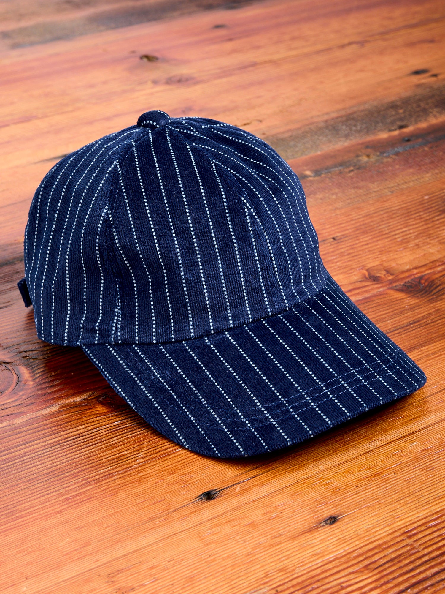 Wabash Corduroy Baseball Cap in Indigo – Blue Owl Workshop