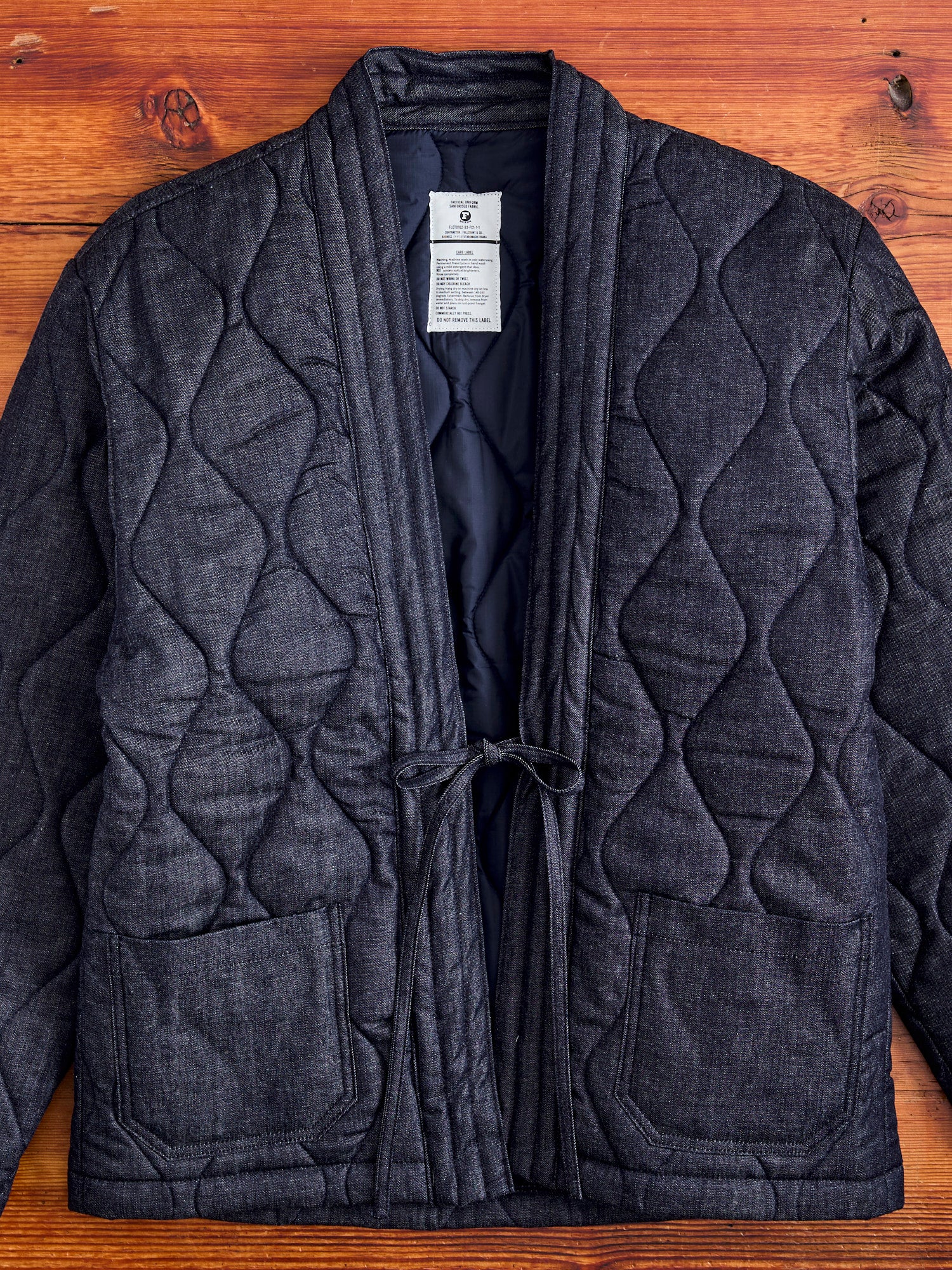 Quilted Denim Haori Jacket in Indigo – Blue Owl Workshop