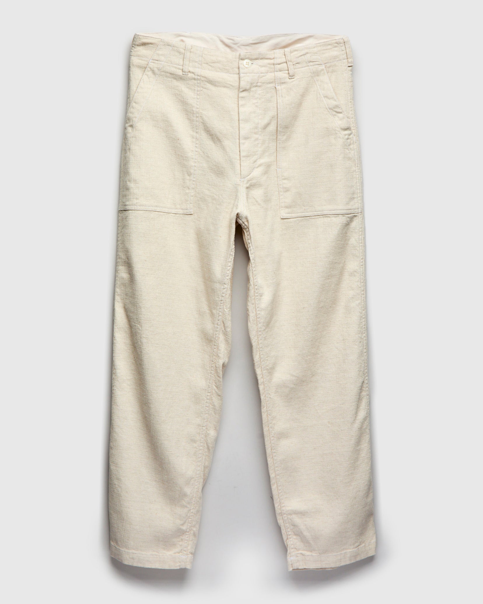 Fatigue Pants in Natural Cotton Linen Java Cloth – Blue Owl Workshop