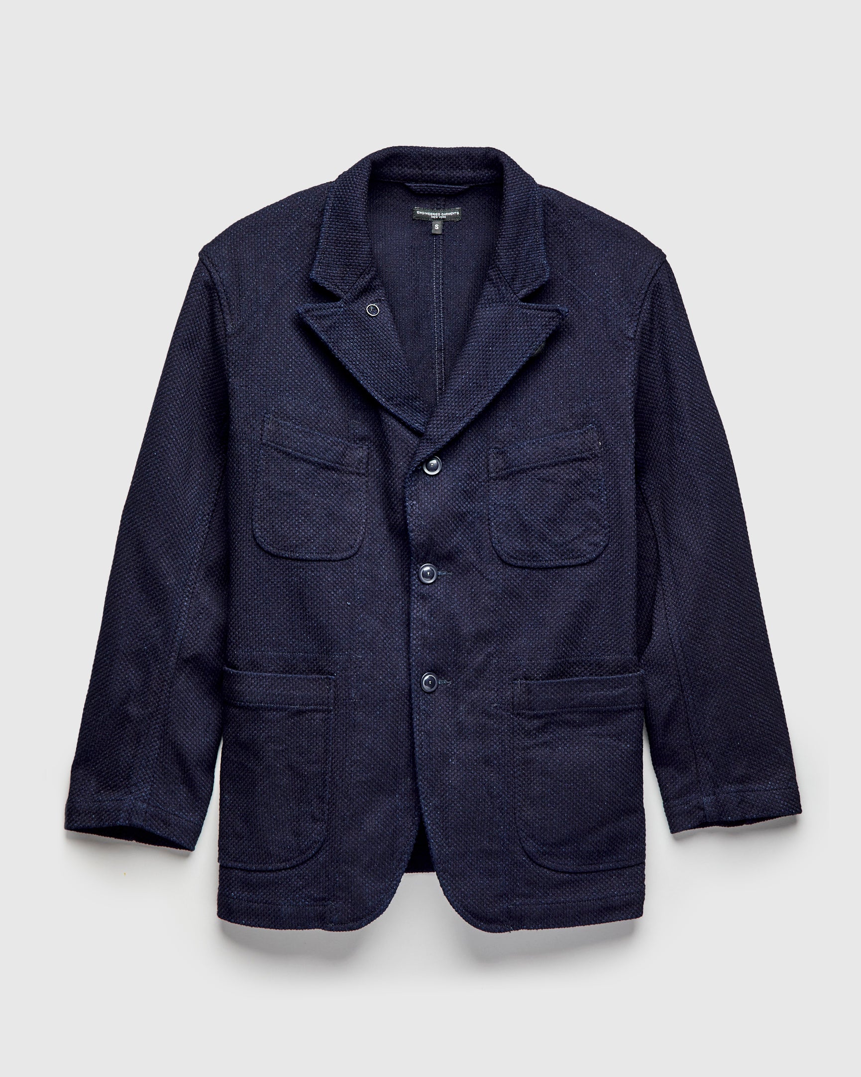 "No-Gi" Bedford Jacket in Indigo Heavyweight Sashiko – Blue Owl Workshop