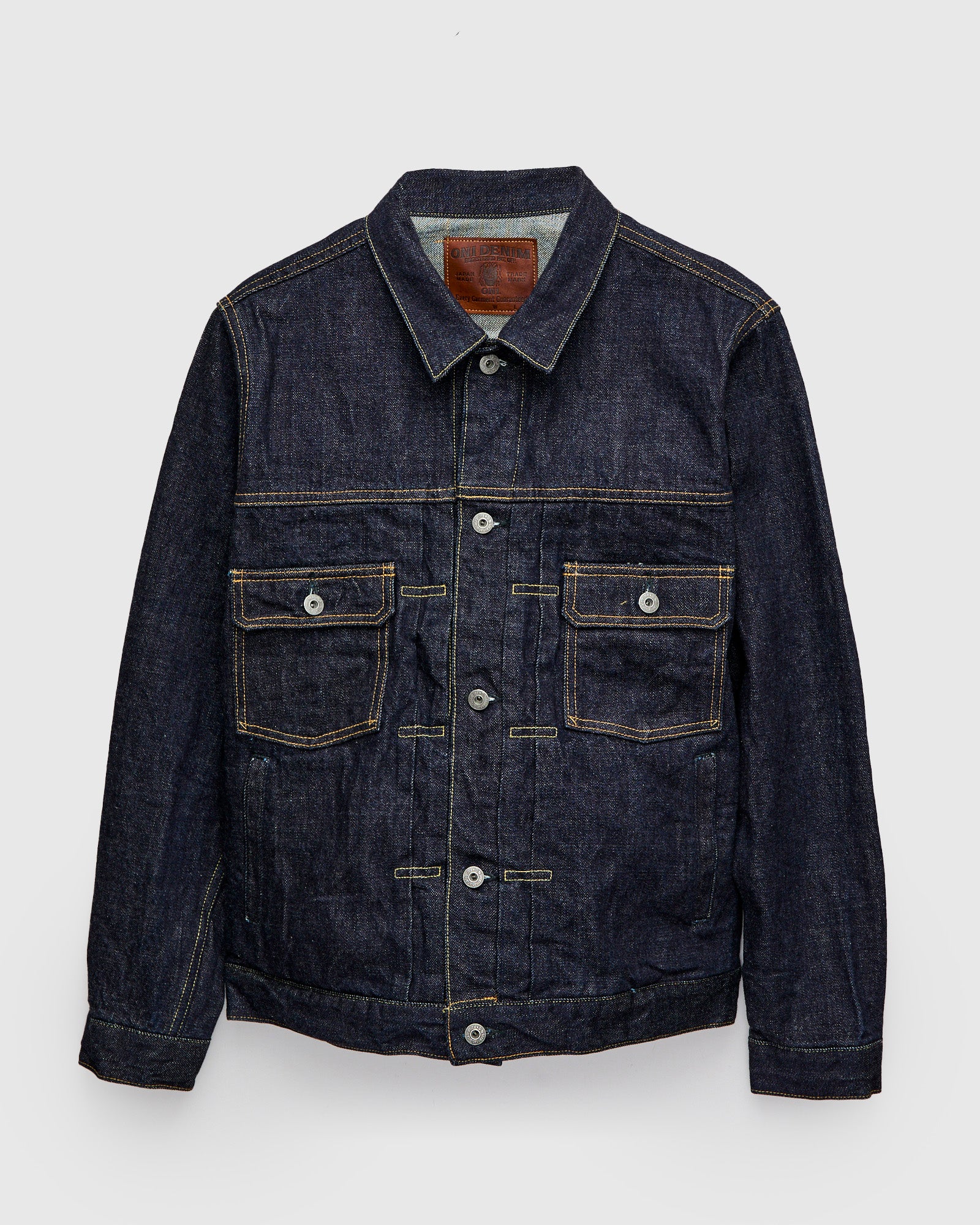 ONI-02516P "Low Tension" 15oz Selvedge Denim Jacket – Blue Owl Workshop
