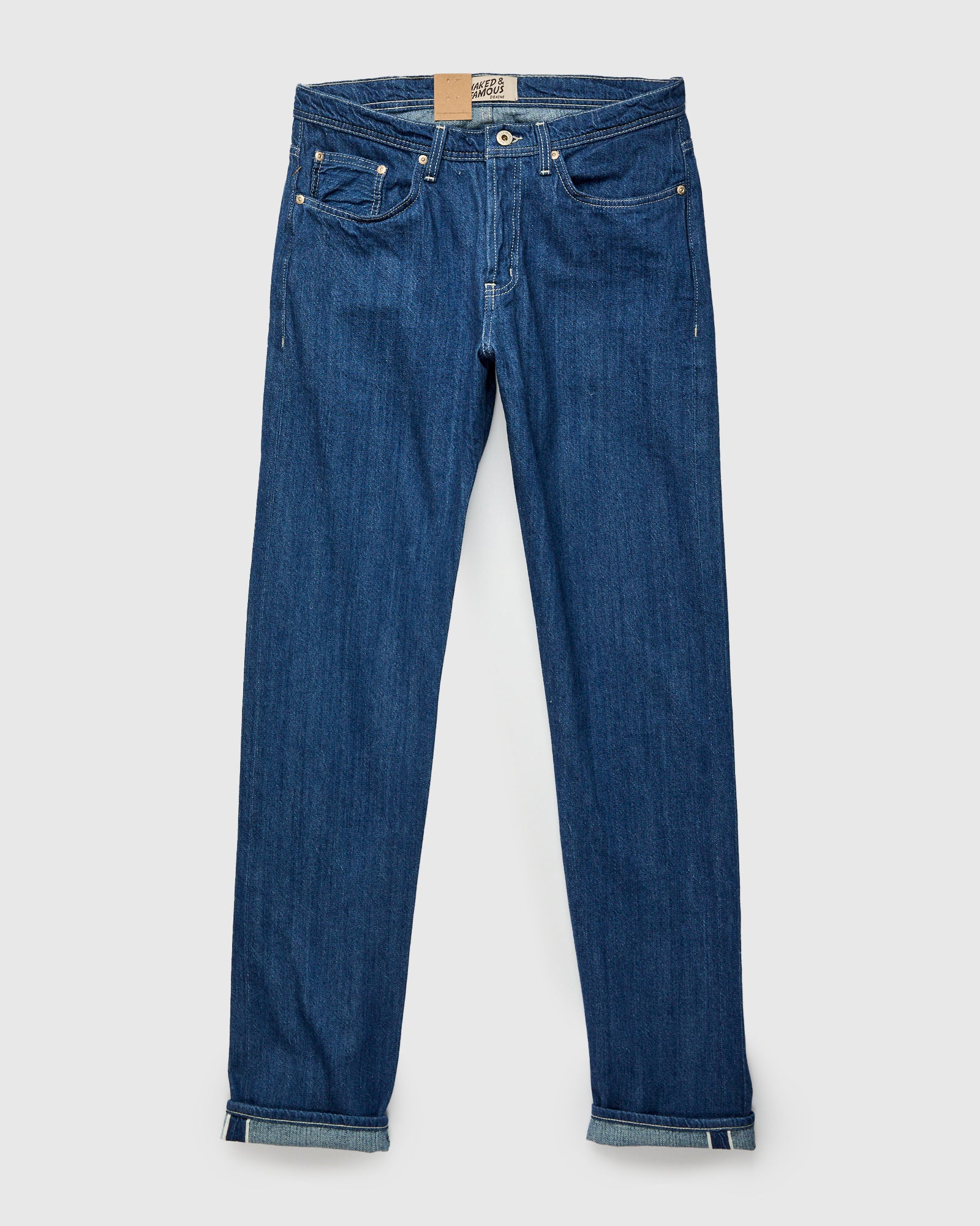 "High Noon" 10oz Lightweight Selvedge Denim - Weird Guy Fit – Blue Owl ...