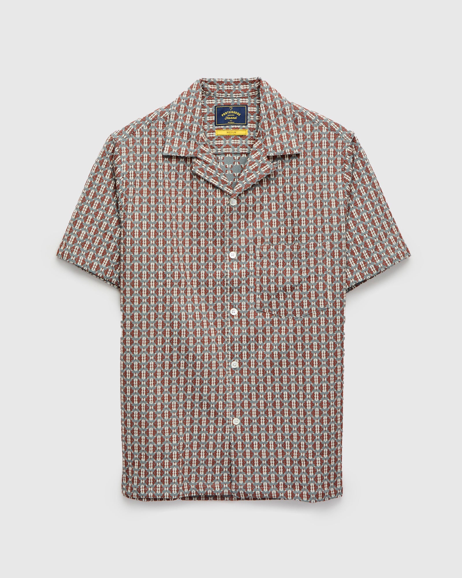 Abstract Tile Shirt in Coast – Blue Owl Workshop