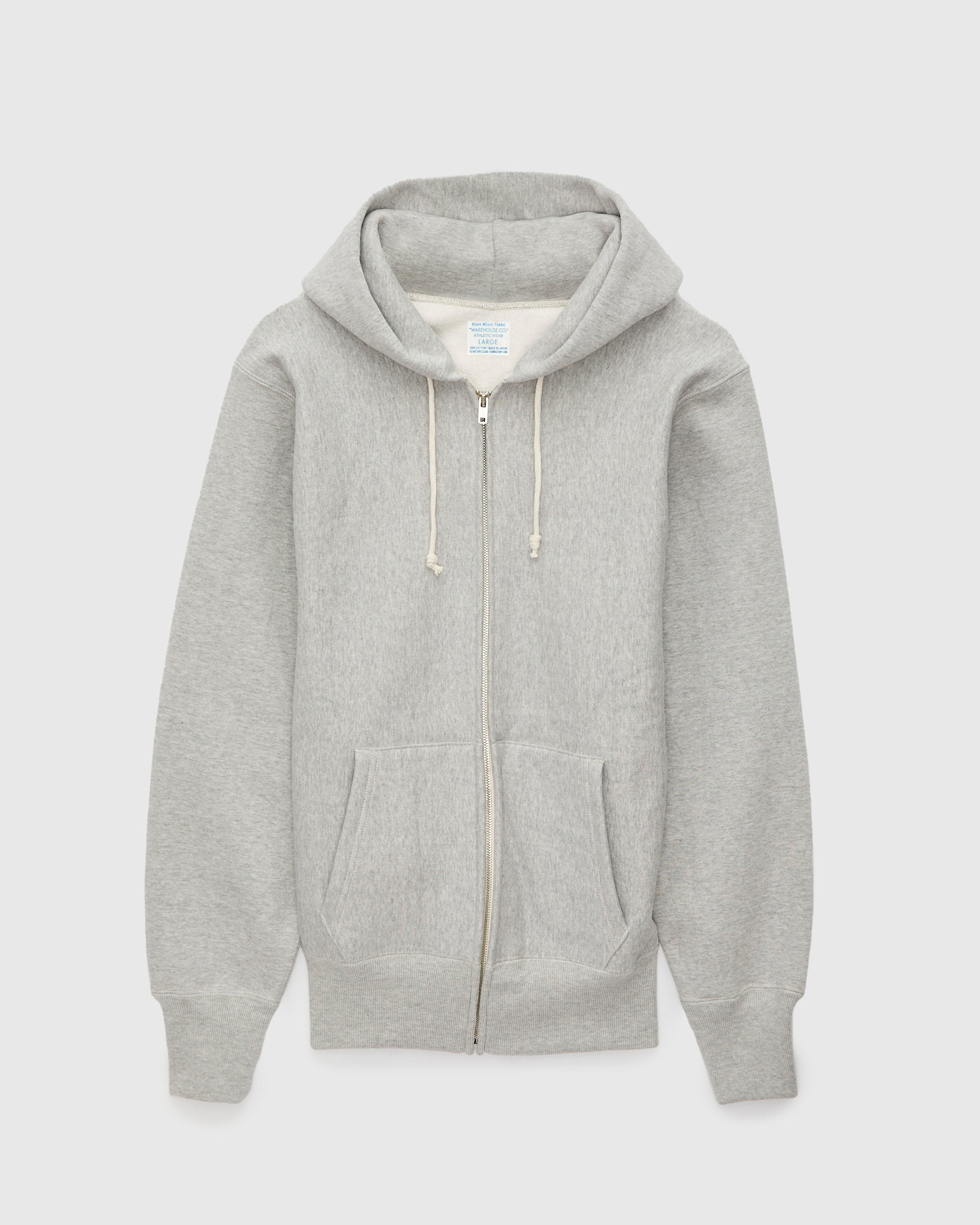 487 Reverse Weave Loopwheel Zip Hoodie in Heather Grey – Blue Owl Workshop