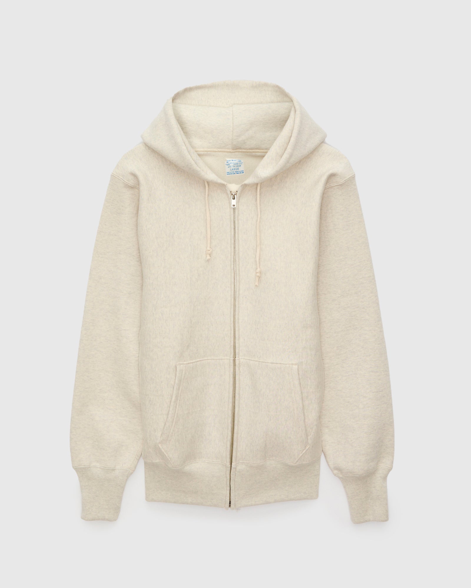 487 Reverse Weave Loopwheel Zip Hoodie in Oatmeal – Blue Owl Workshop