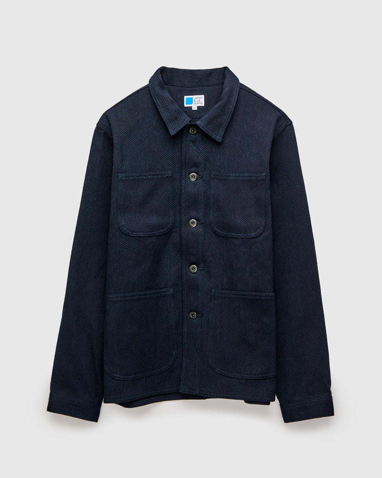 11oz Sashiko Coverall Jacket in Indigo – Blue Owl Workshop
