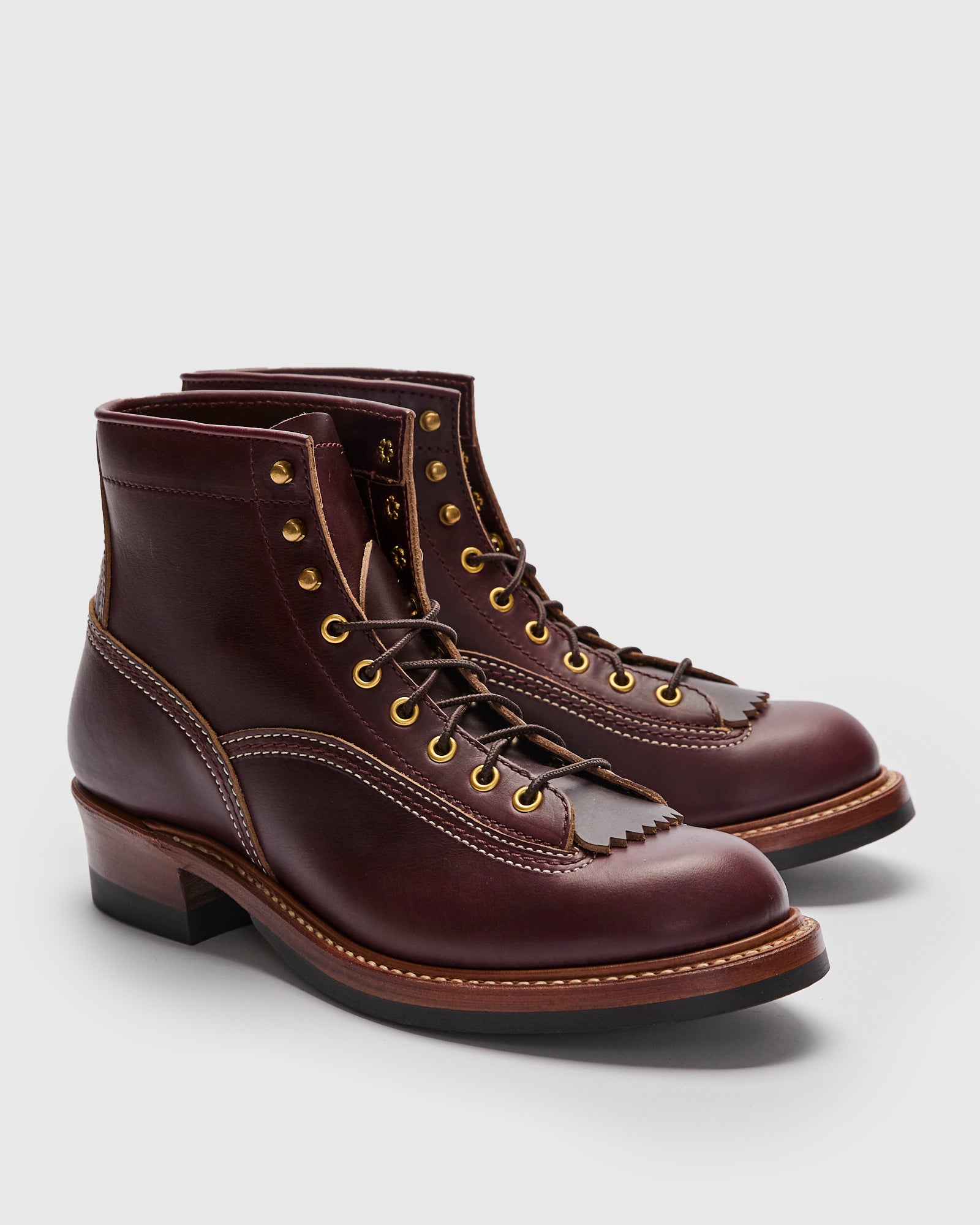 Donkey Puncher Boot in Horween Chromexcel Burgundy – Blue Owl Workshop