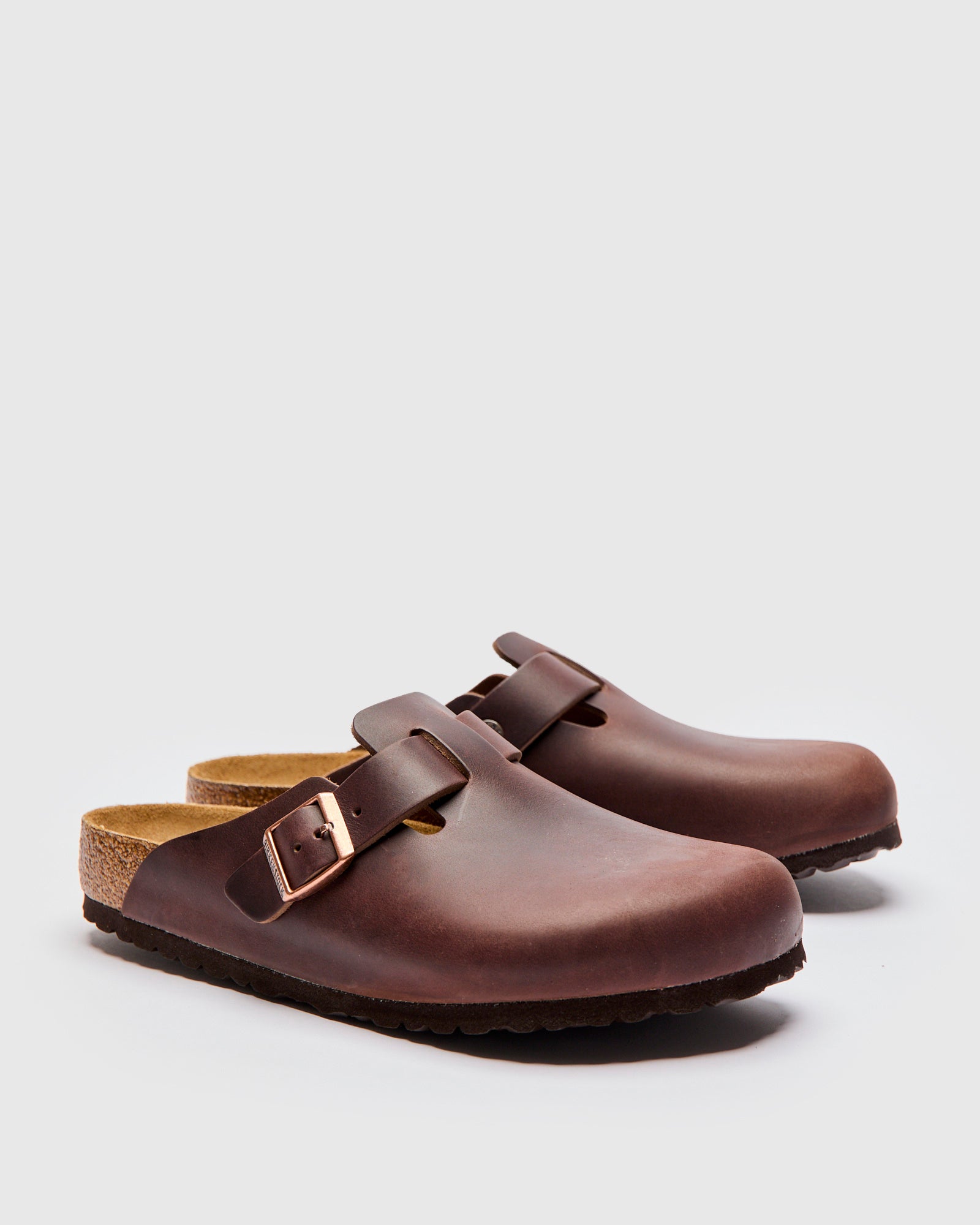 Boston Clog in Habana Leather SFB – Blue Owl Workshop
