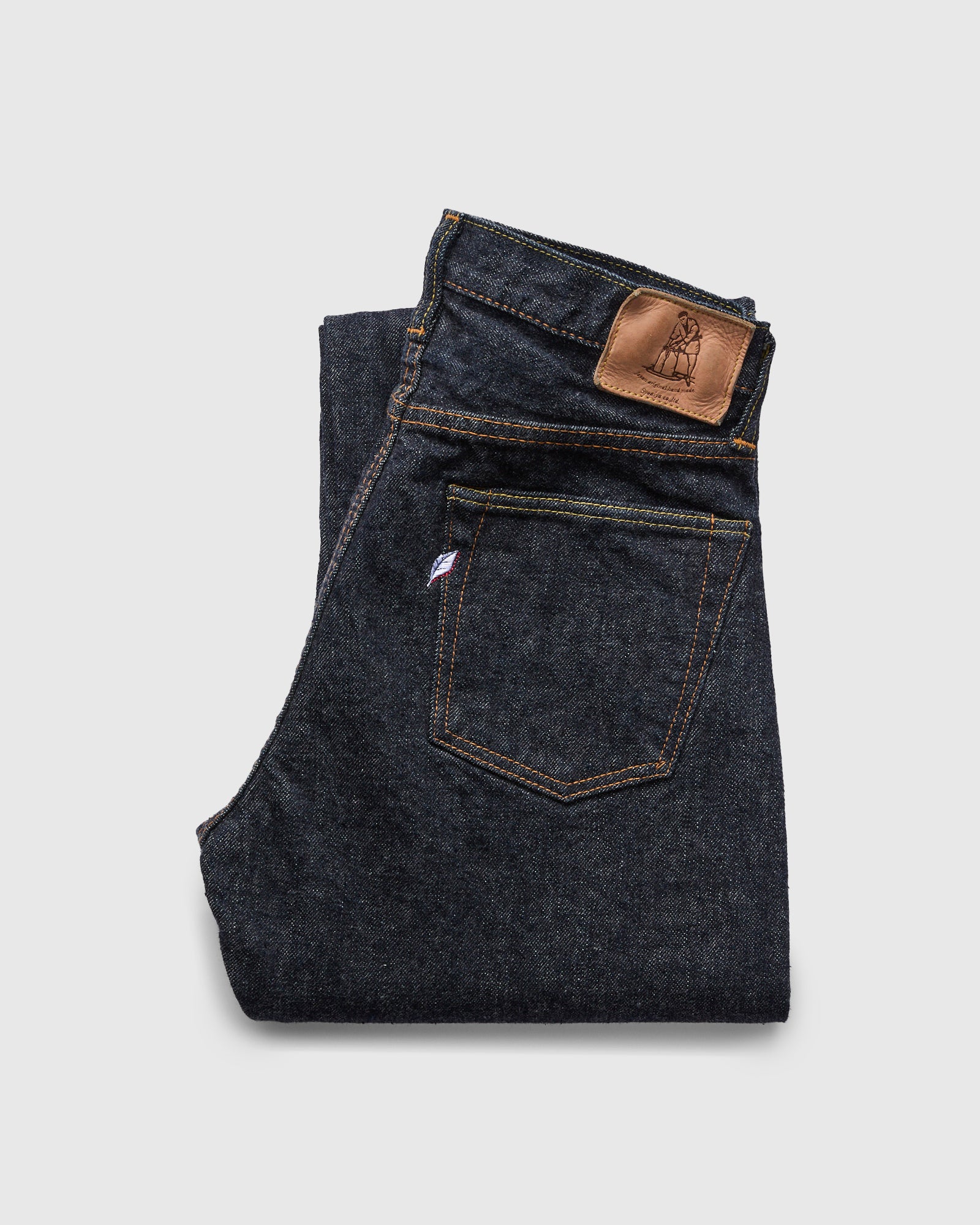 PBE-003 17oz Beige Core Pop-up Selvedge Denim - Regular Straight Fit ...