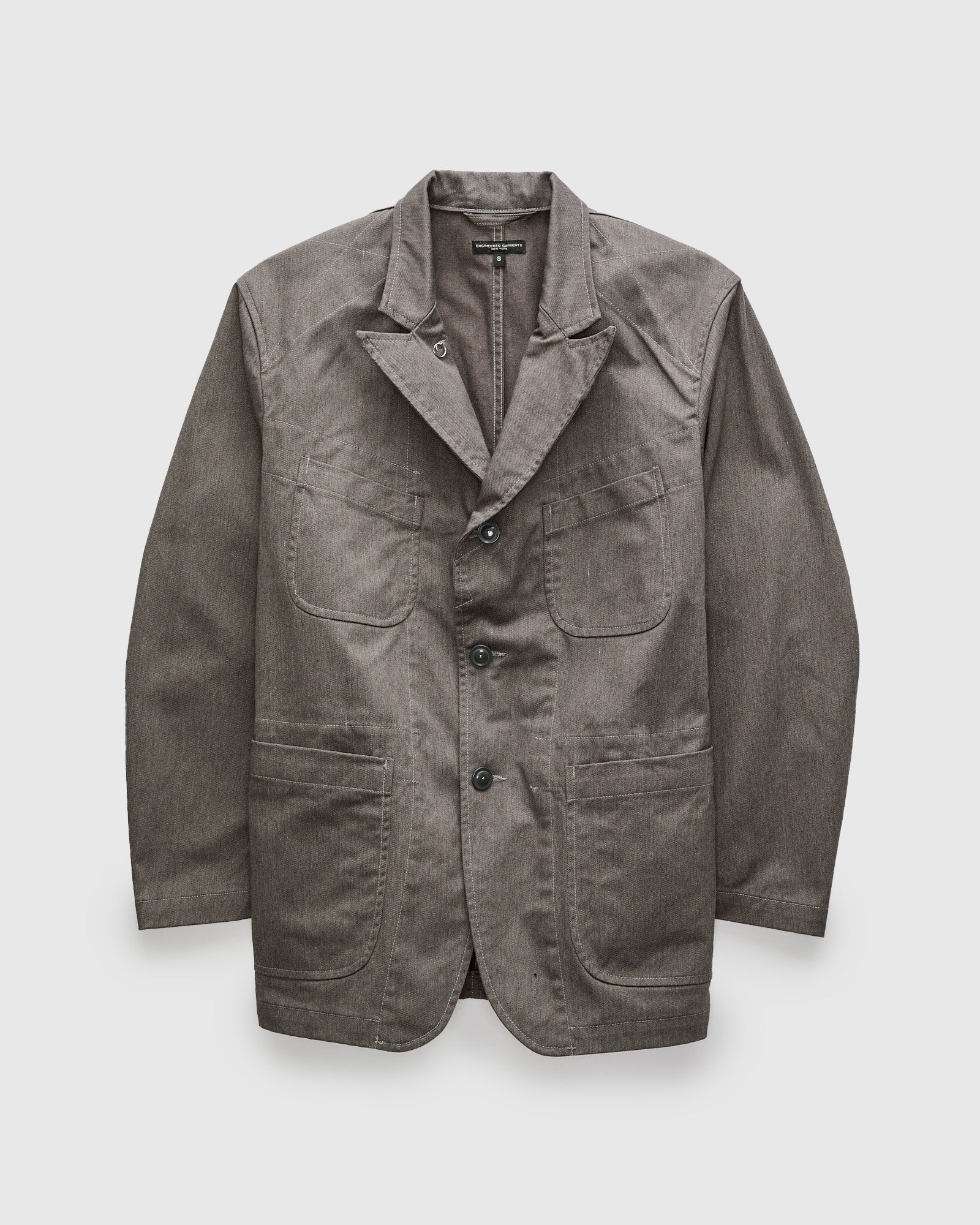 Bedford Jacket in Grey PC Tanker Twill – Blue Owl Workshop