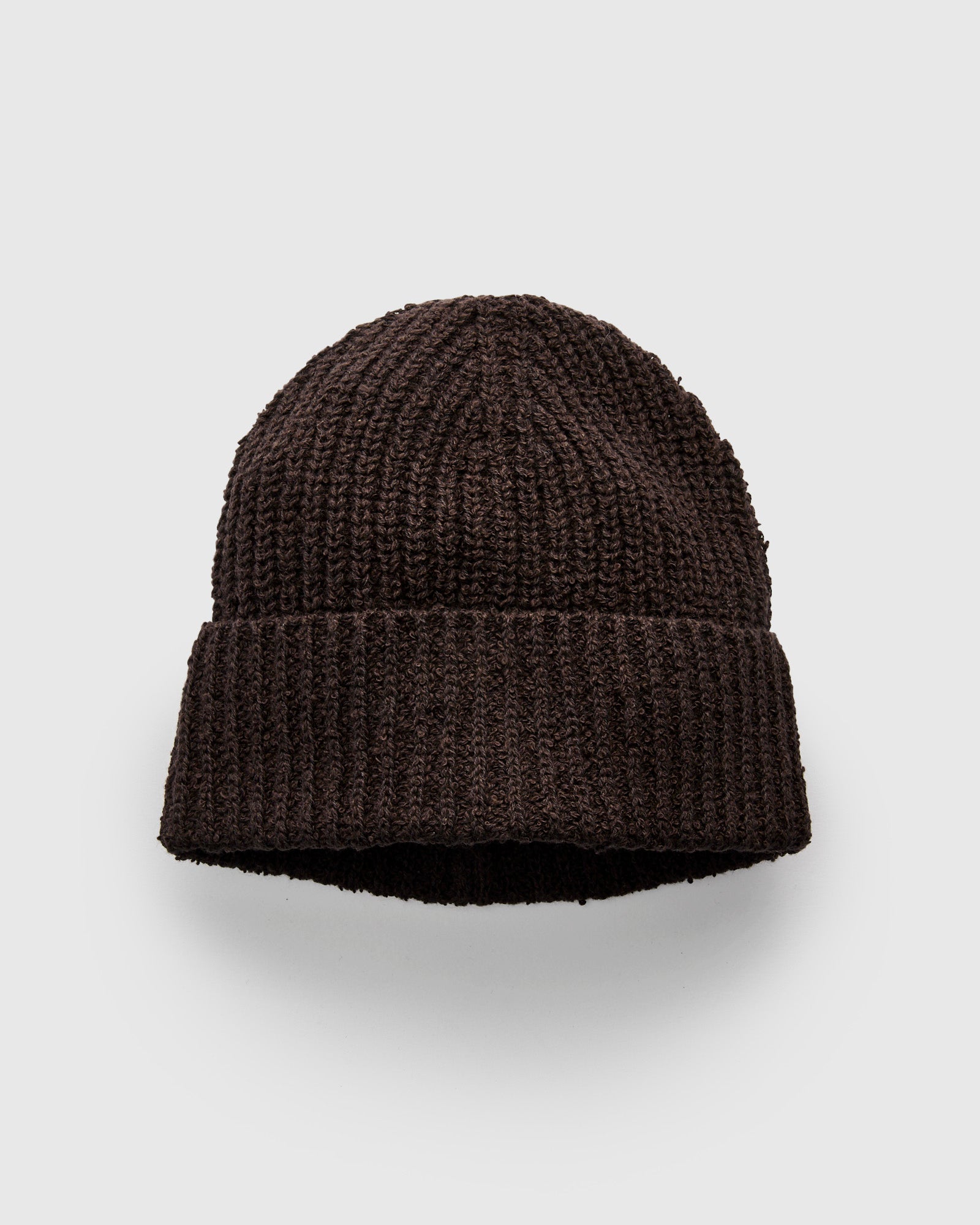 Cotton Watch Cap in Bark Boucle – Blue Owl Workshop