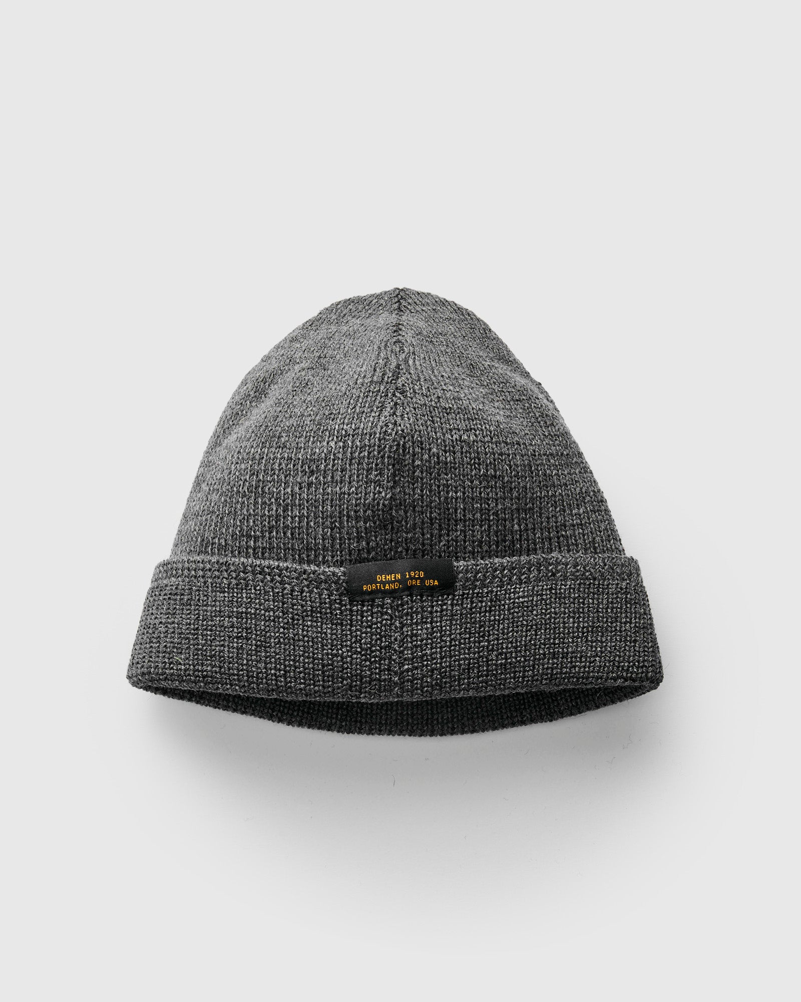 Wool Knit Watch Cap in Charcoal – Blue Owl Workshop