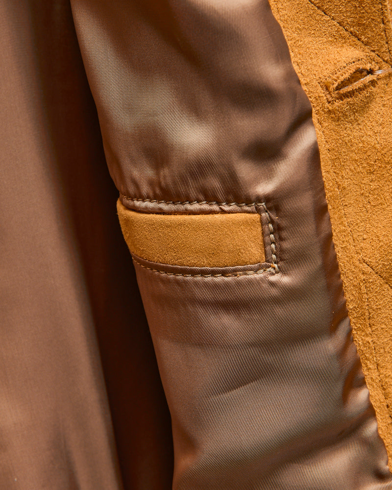 "The Boxer" Horsehide Suede Jacket in Beige – Blue Owl Workshop