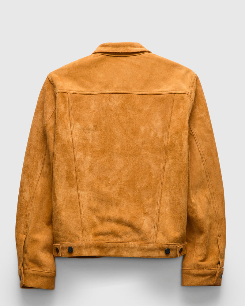 "The Boxer" Horsehide Suede Jacket in Beige – Blue Owl Workshop