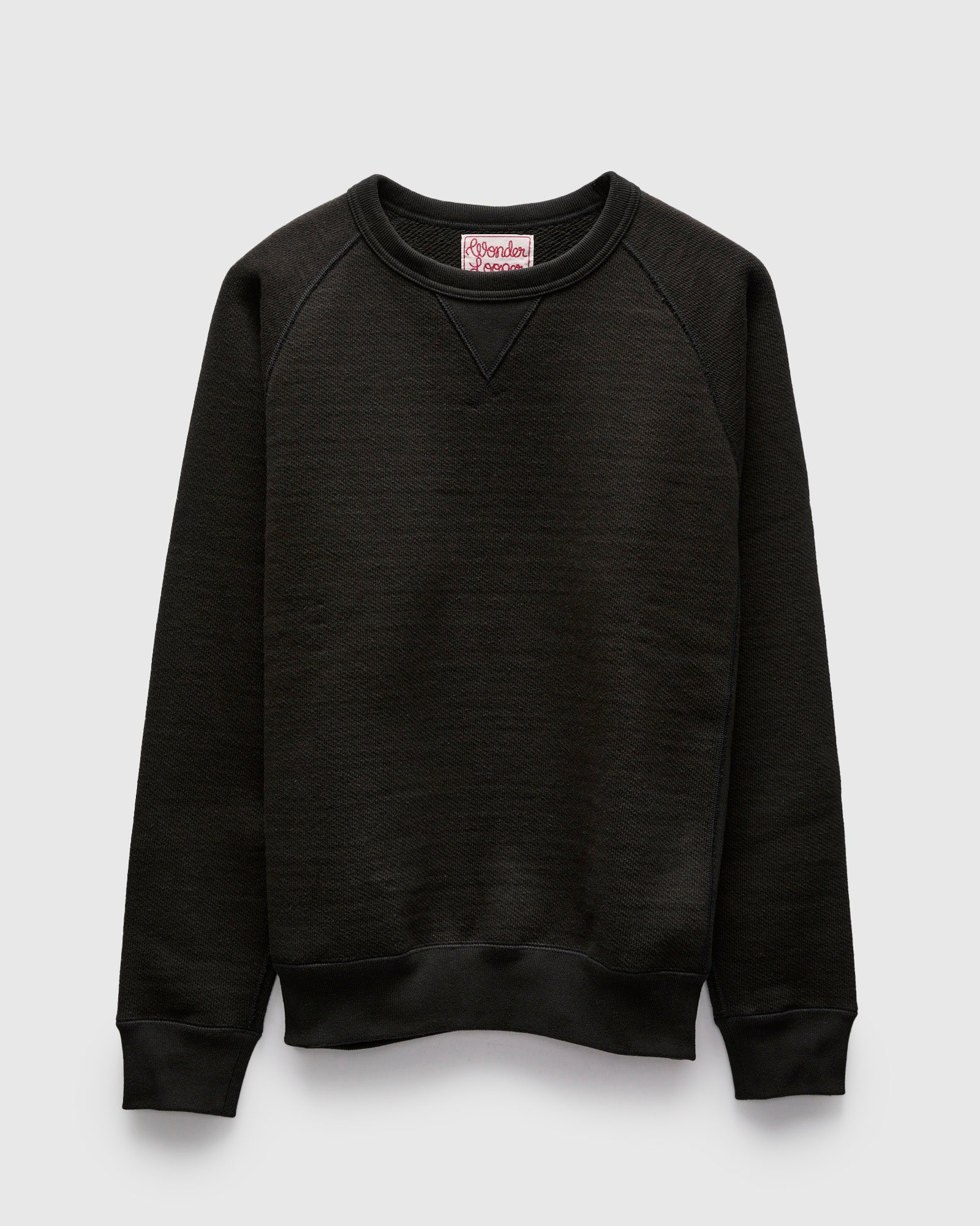 Double Heavyweight French Terry 25.8oz Crewneck in Sumi Black – Blue ...