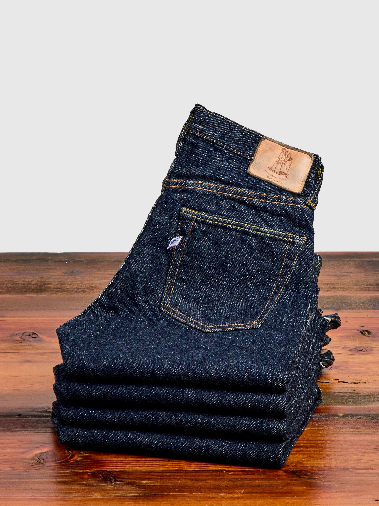 PBE-019 17oz Beige Core Pop-up Selvedge Denim - Relaxed Tapered Fit ...