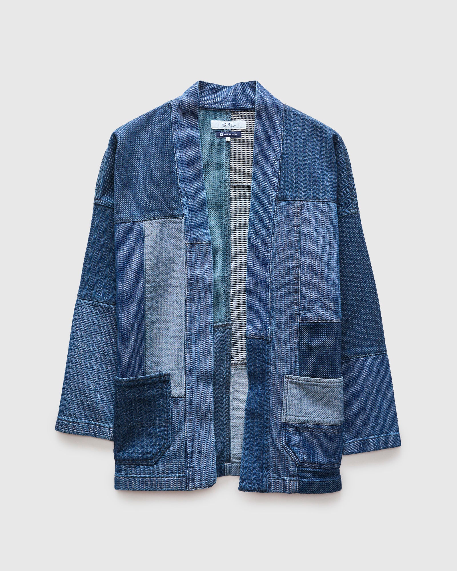 Patchwork Haori Jacket in Indigo 3-Year Wash – Blue Owl Workshop