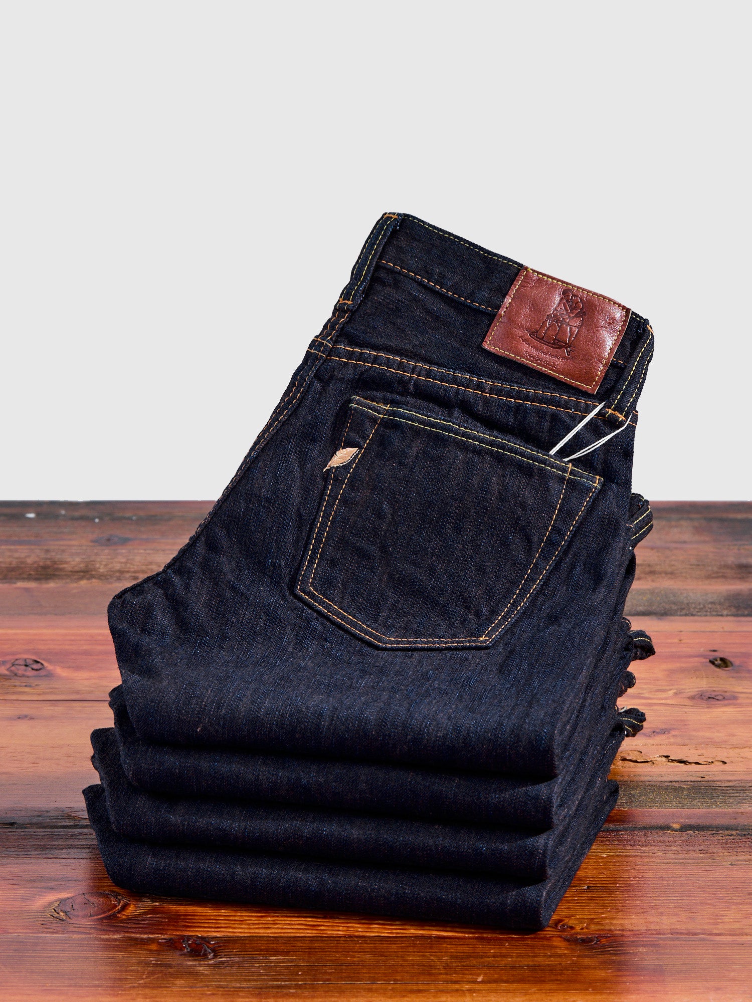 PER-EX-005-ID "Persimmon Extra Slub" 15oz Rinsed Selvedge Denim - Slim – Blue Owl Workshop