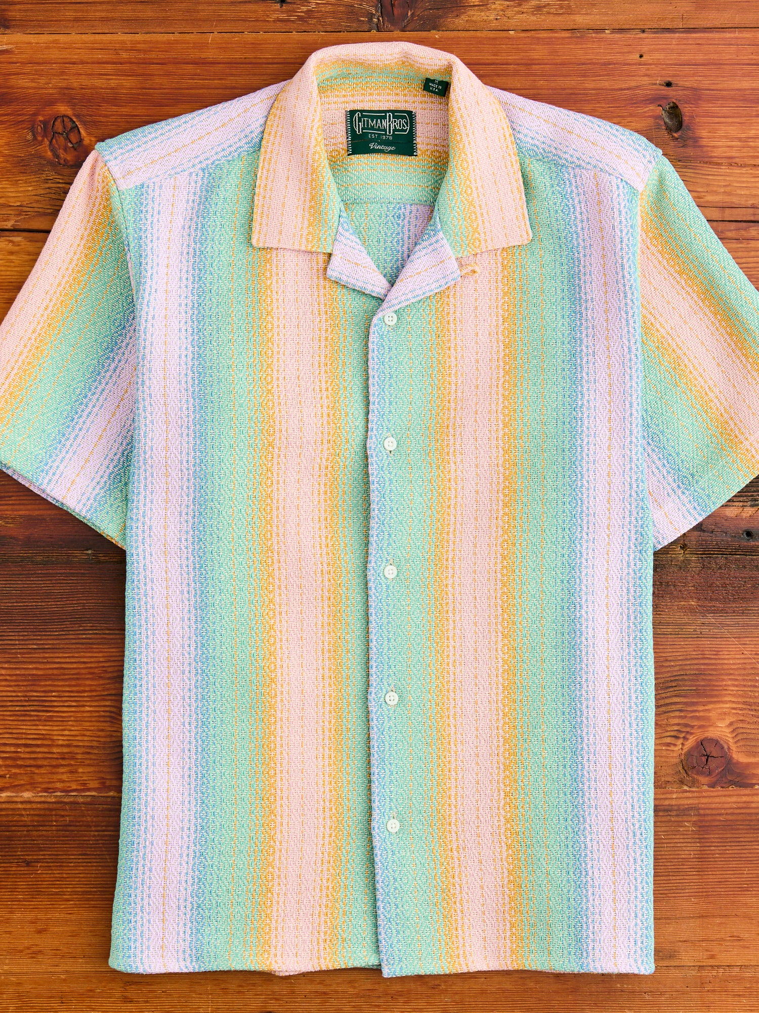 Baja Blanket Camp Shirt in Pastel – Blue Owl Workshop