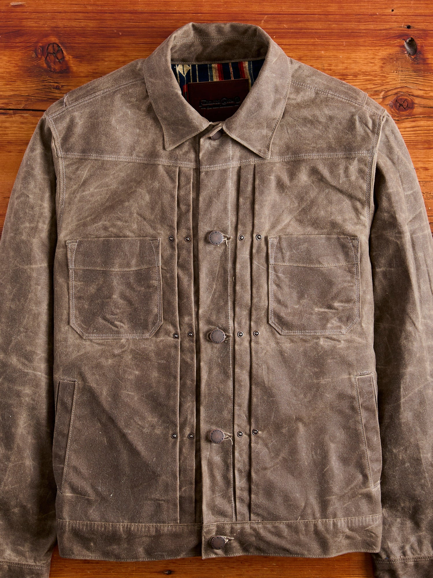 Waxed Canvas Riders Jacket in Oak – Blue Owl Workshop