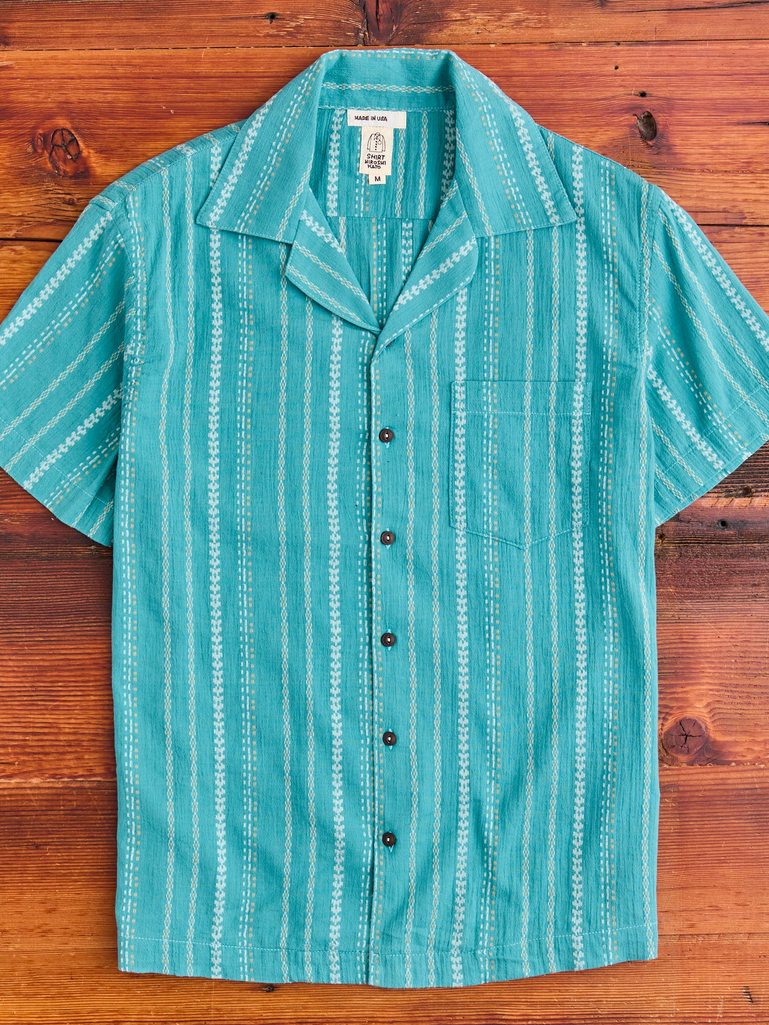 The Wrench Short Sleeve Shirt in Summer Turquoise – Blue Owl Workshop