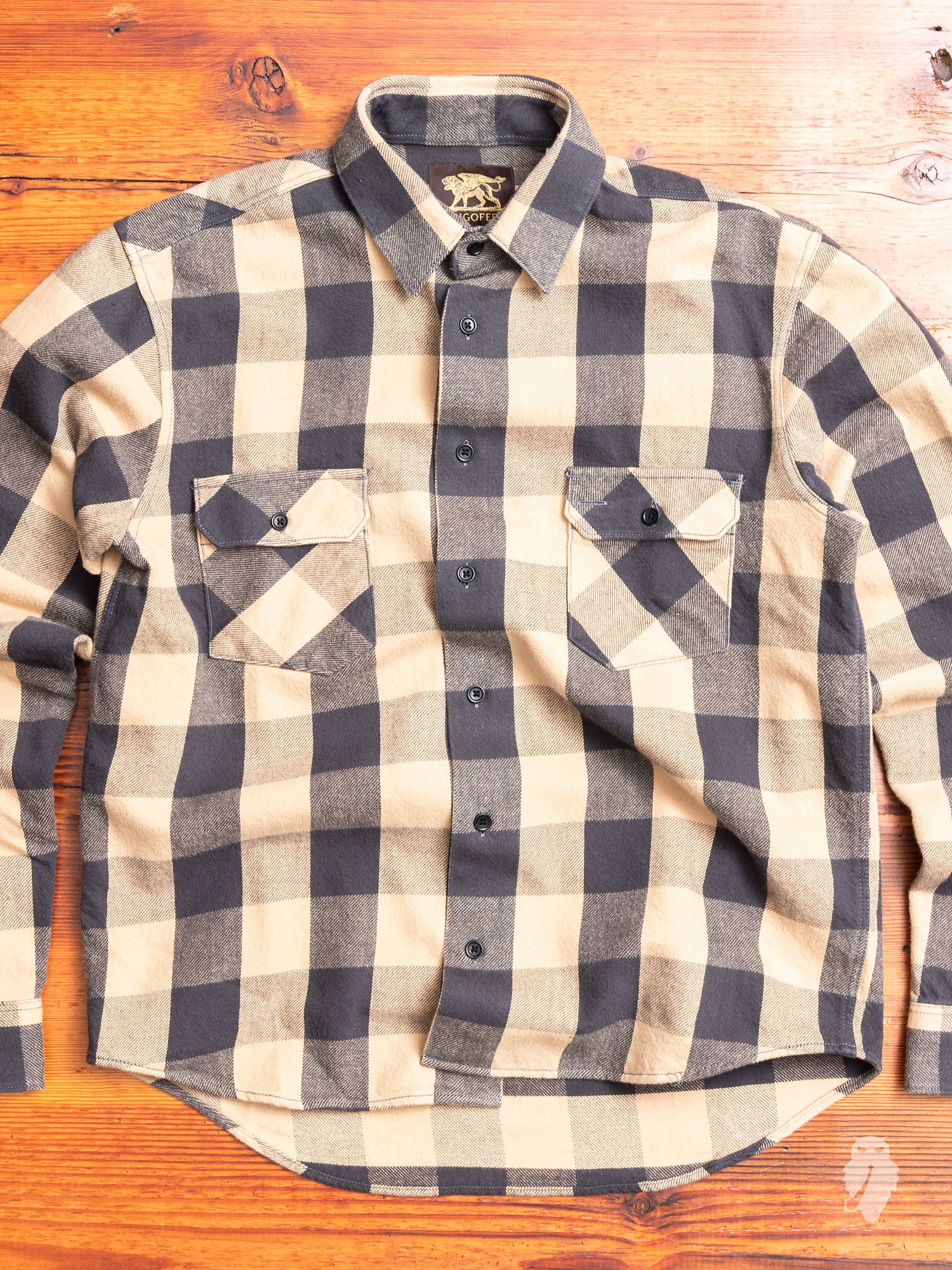Norris Selvedge Flannel in Khaki – Blue Owl Workshop