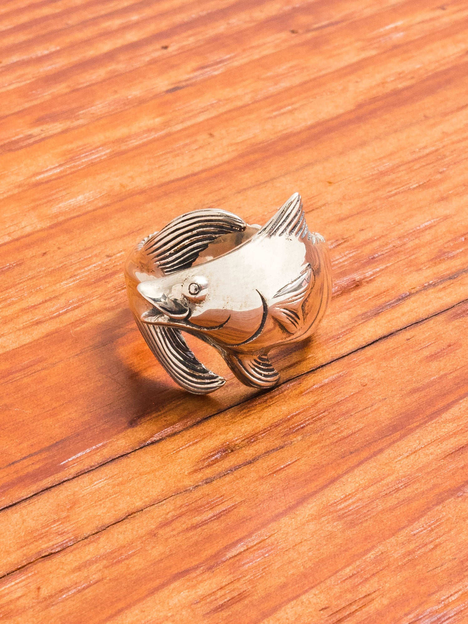 Tuna Ring in Silver – Blue Owl Workshop