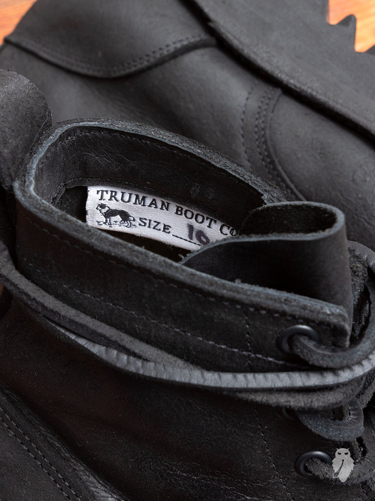 "Night Owl Boot" in Black Rambler – Blue Owl Workshop