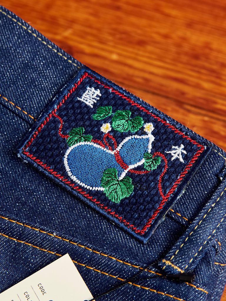 0605-AI "Natural Indigo Aizome" 13.5oz Selvedge Denim - Natural Tapere ...