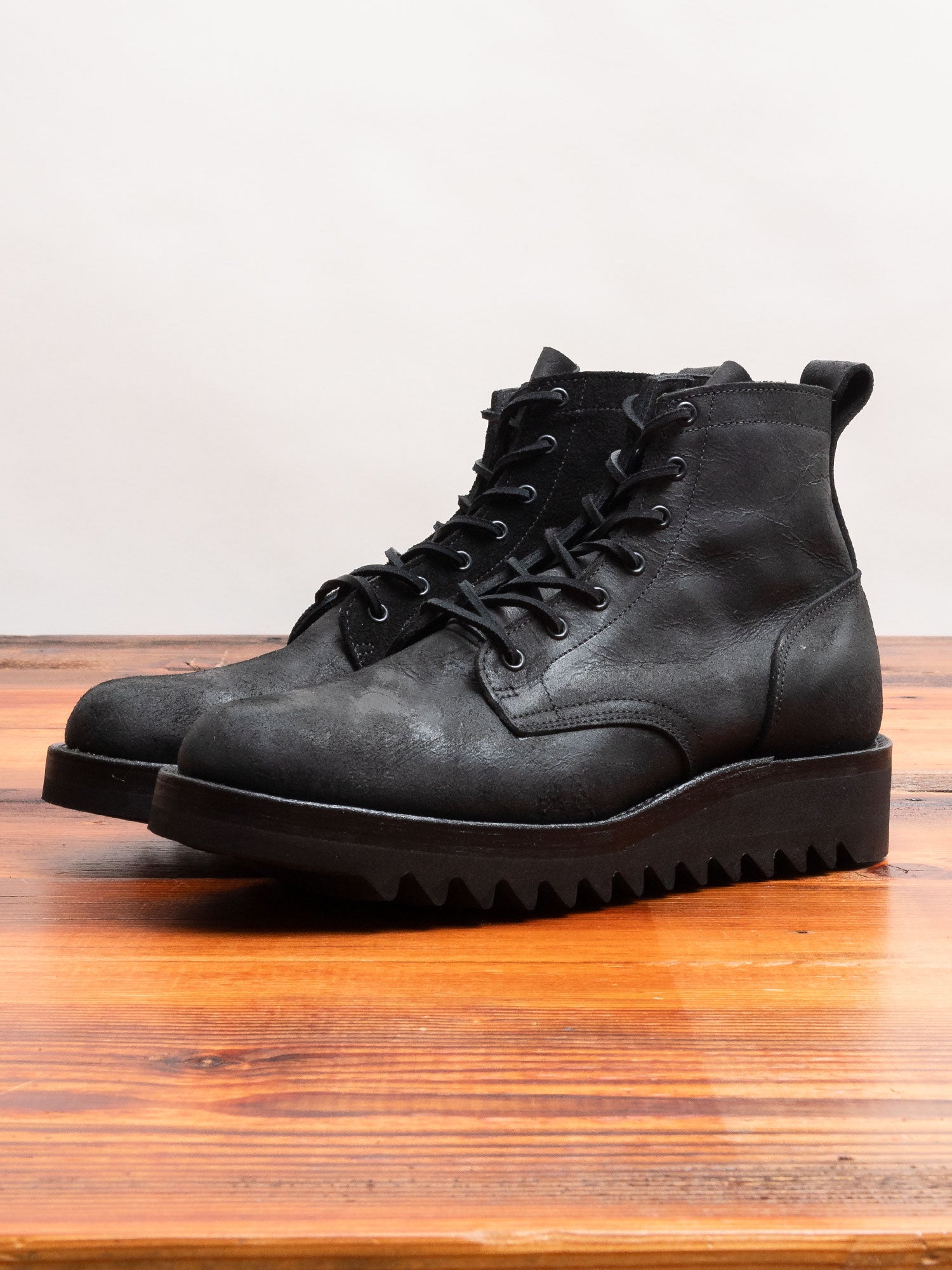 "Night Owl Boot" in Black Rambler – Blue Owl Workshop