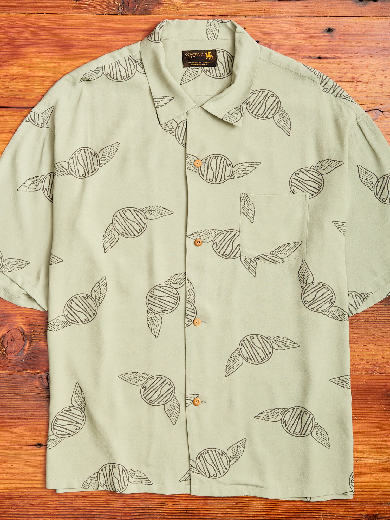 Wallis Shirt S/S in Light Green – Blue Owl Workshop